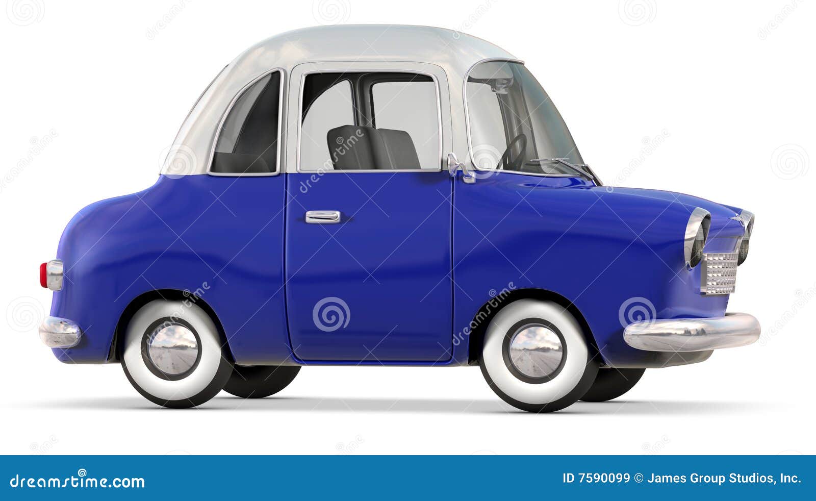 Toon Car stock image. Image of wheel, drive, land, funny - 7590099