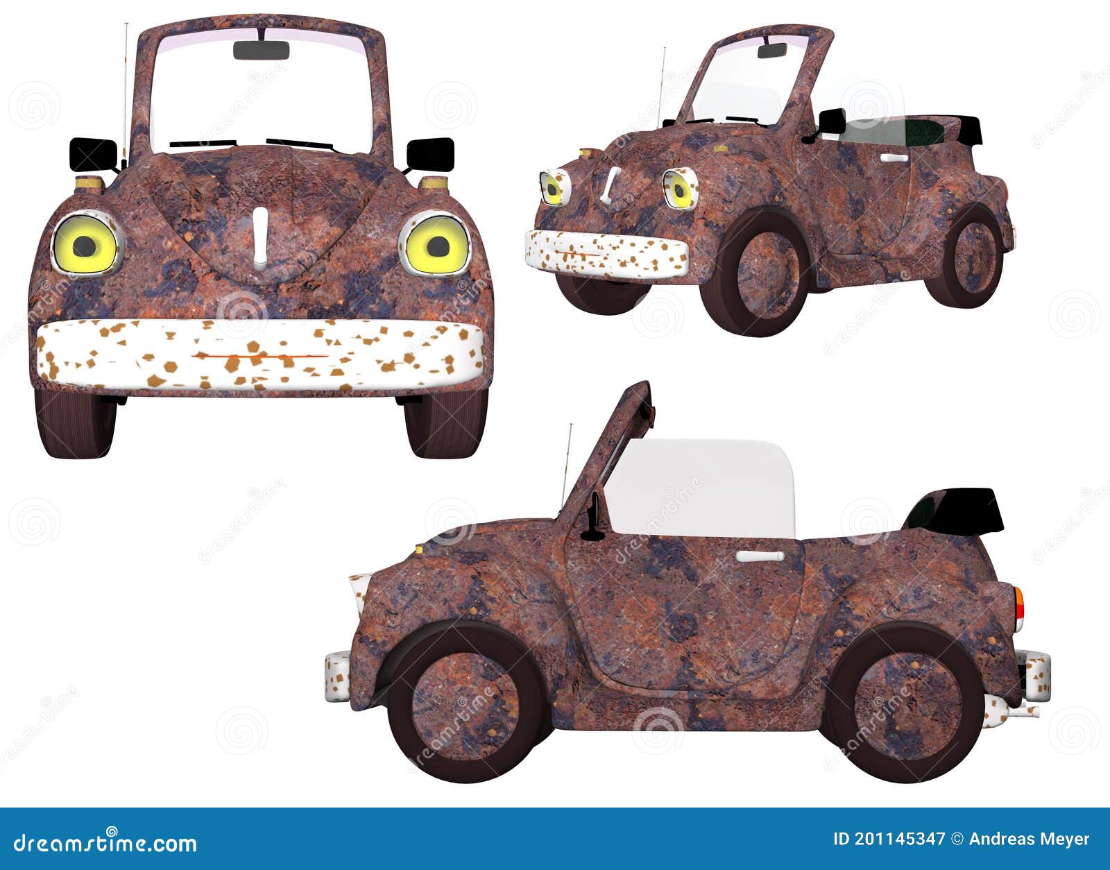 Toon Car stock illustration. Illustration of poser, auto - 201145347