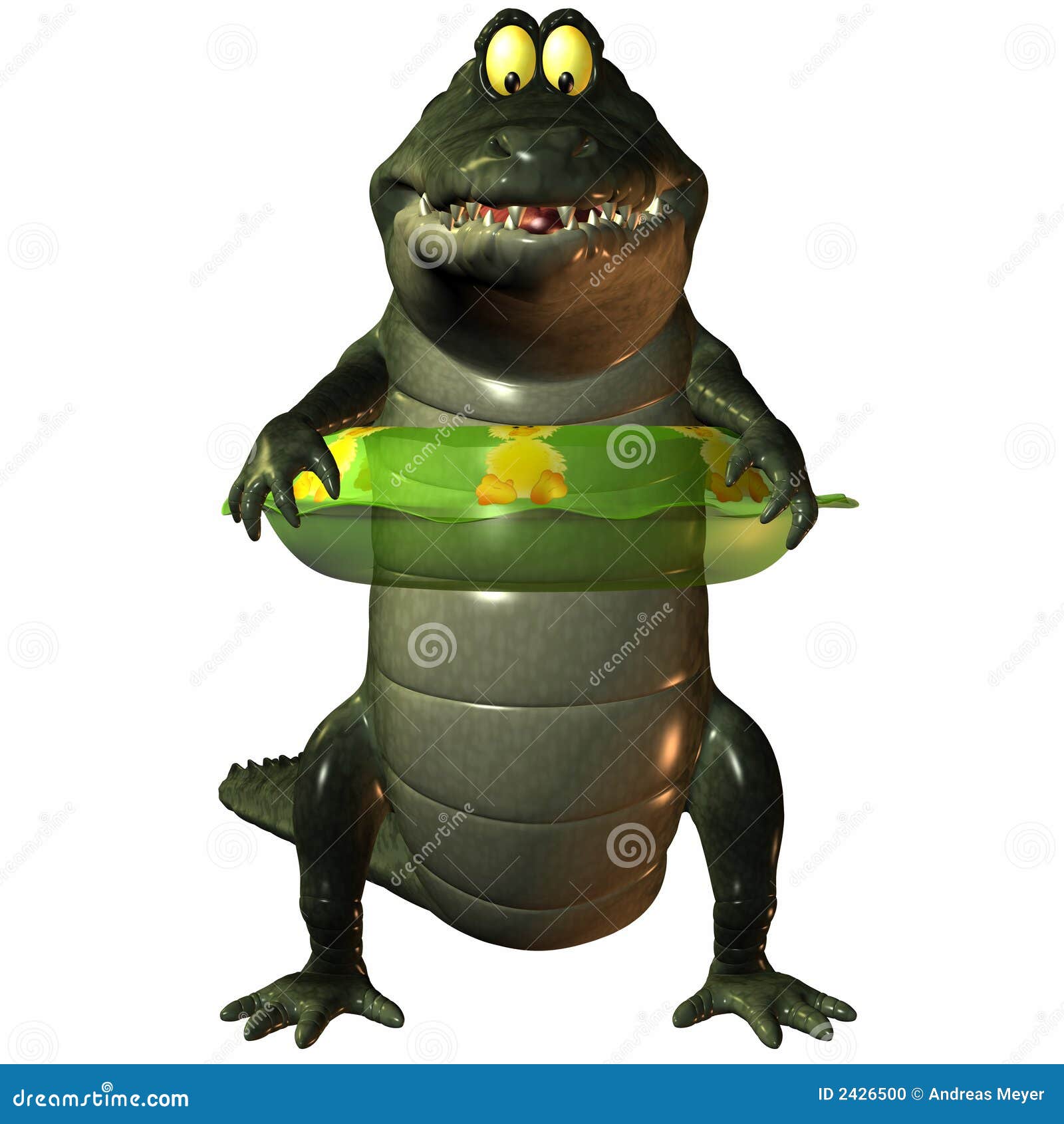 Toon Croc Royalty-Free Stock Photography | CartoonDealer.com #2427137