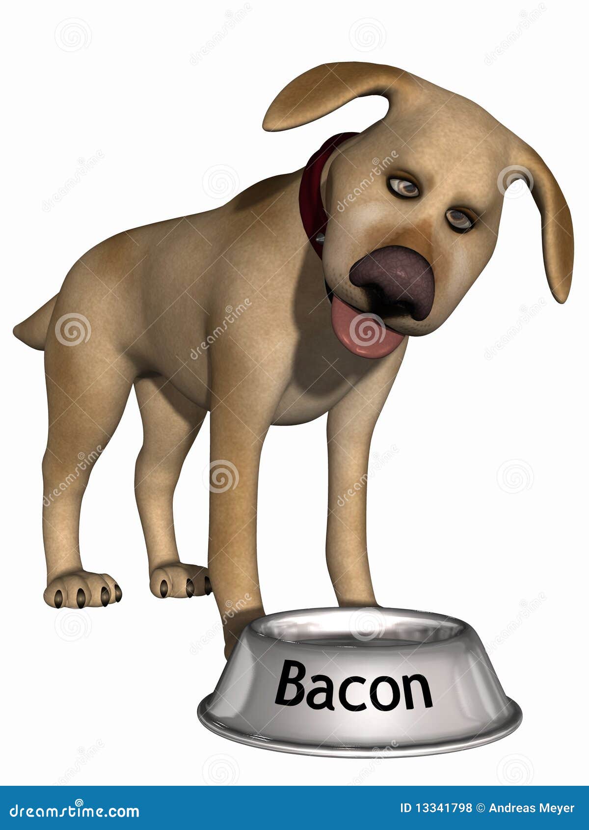 Toon Dog stock illustration. Illustration of animal, pretty - 13341798