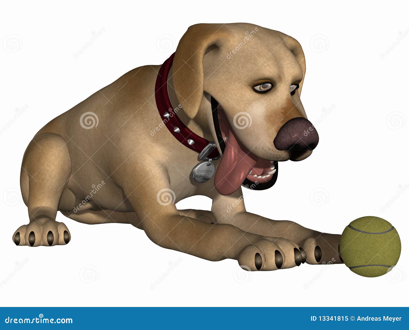 Toon Dog stock illustration. Illustration of cartoon - 13341815