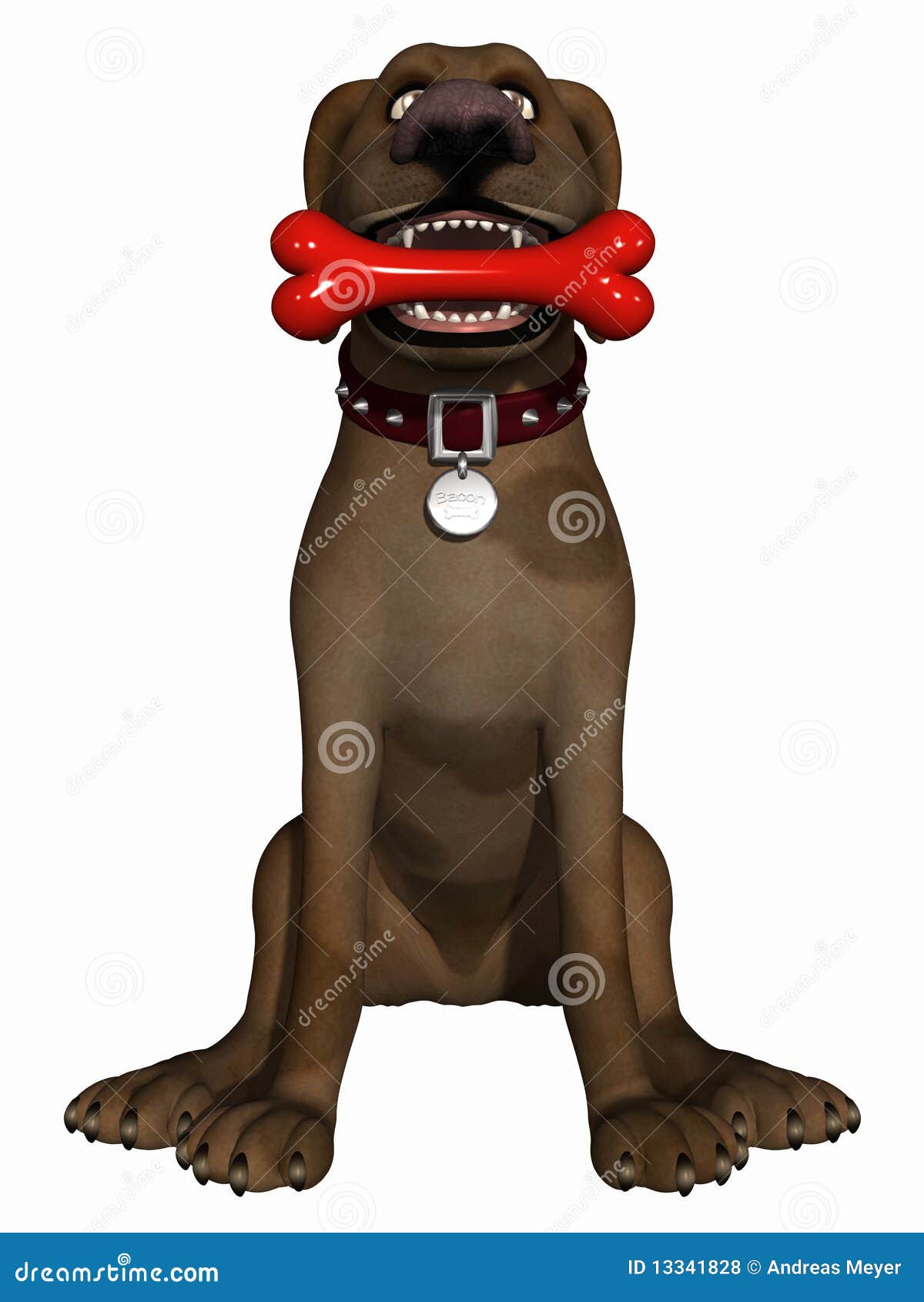 Toon Dog stock illustration. Illustration of toonimal - 13341828