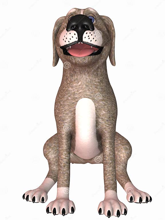 Toon Dog stock illustration. Illustration of toonimal - 16669125