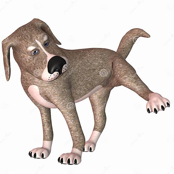 Toon Dog stock illustration. Illustration of body, sweet - 16669136
