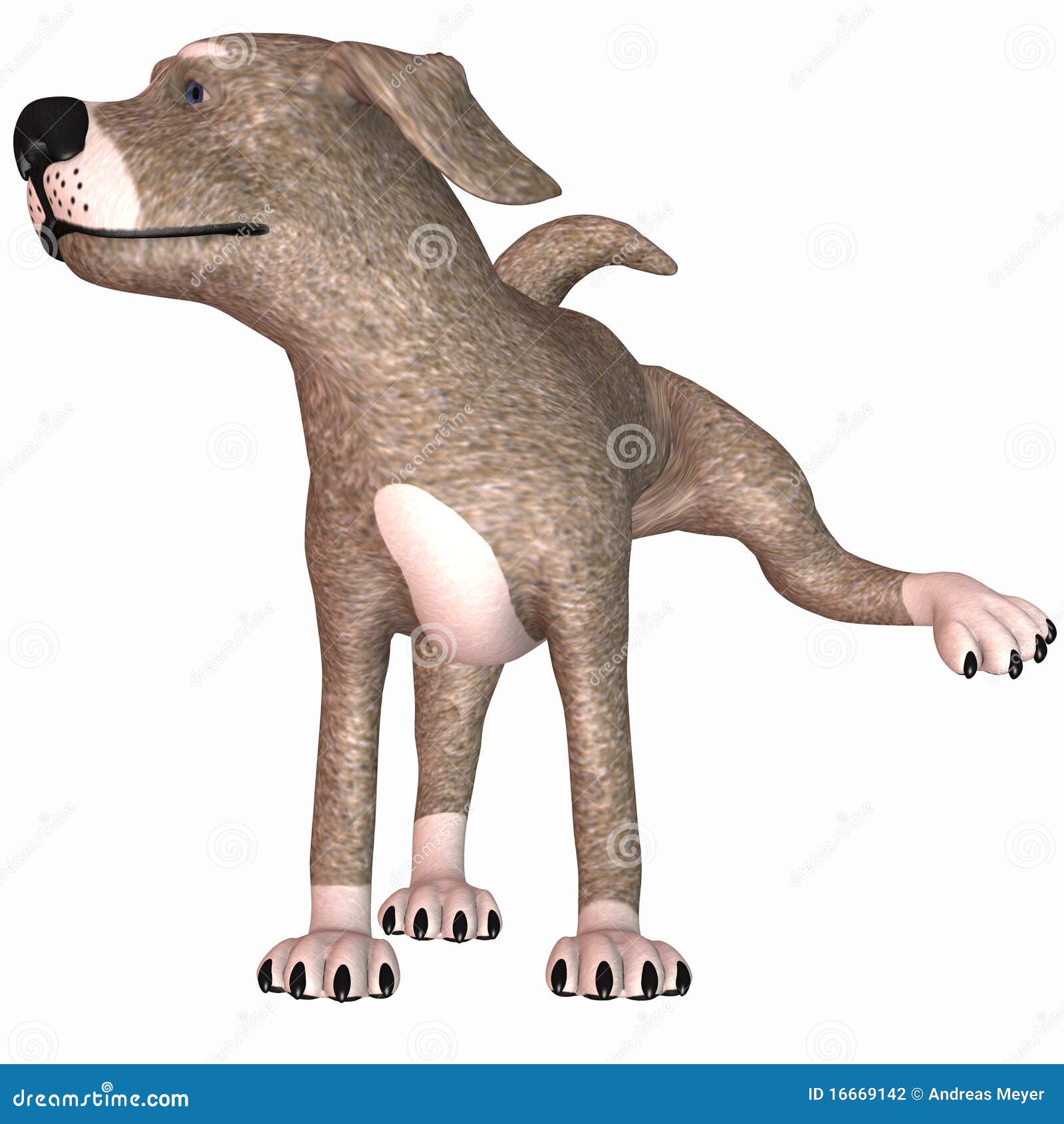 Toon Dog stock illustration. Illustration of pretty, figure - 16669142