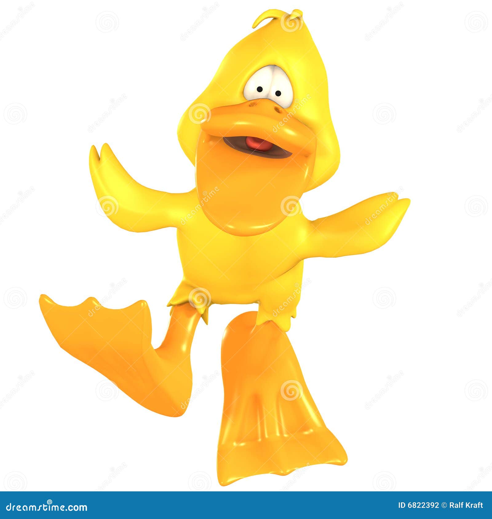 Toon Duck Quack stock illustration. Illustration of activity - 6822392