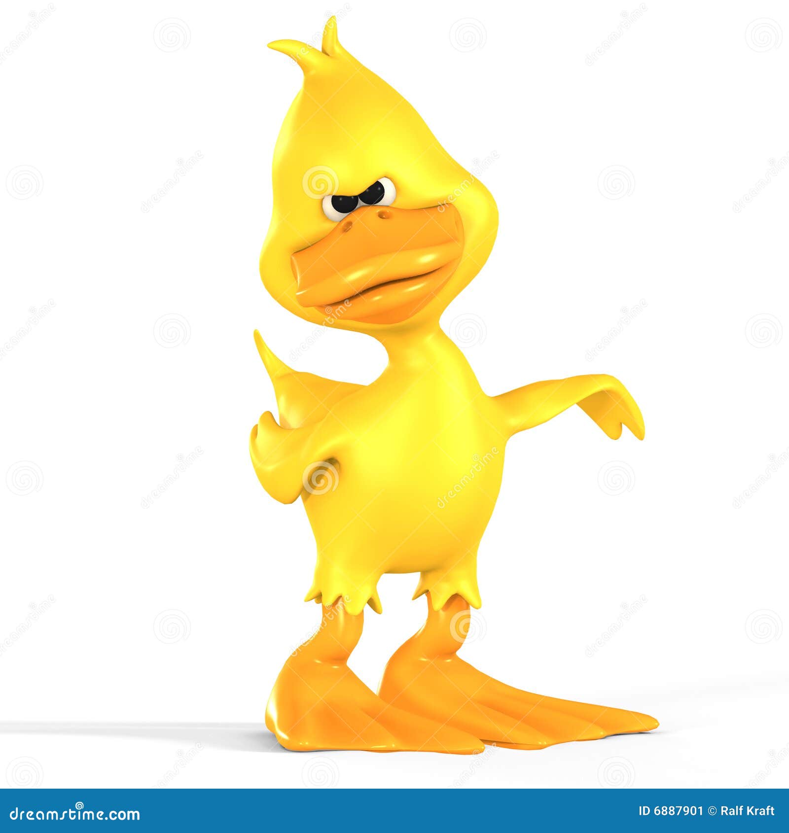 Toon Duck Quack stock illustration. Illustration of activity - 6887901