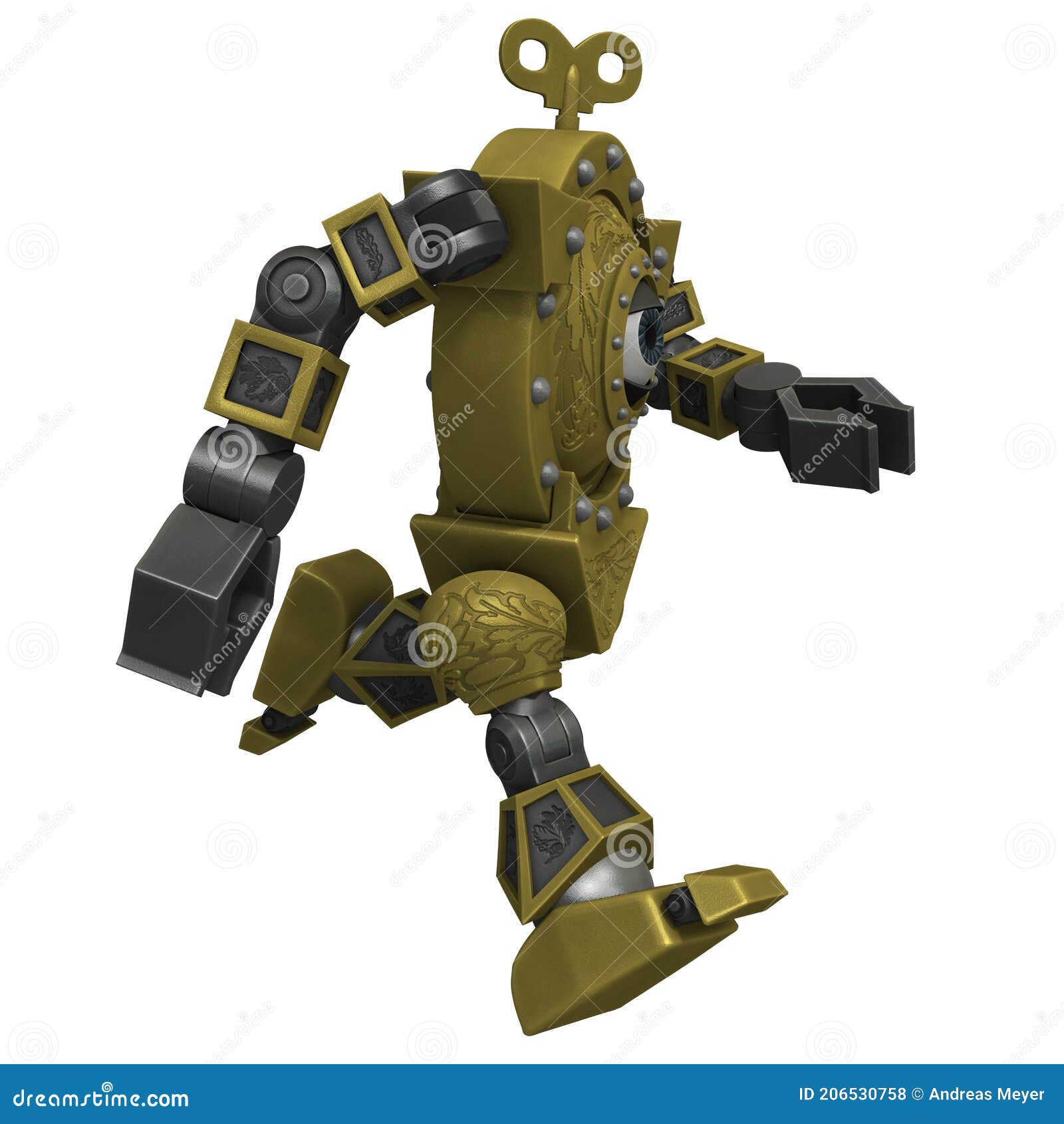 Toon fantasy robot stock illustration. Illustration of mechanical ...