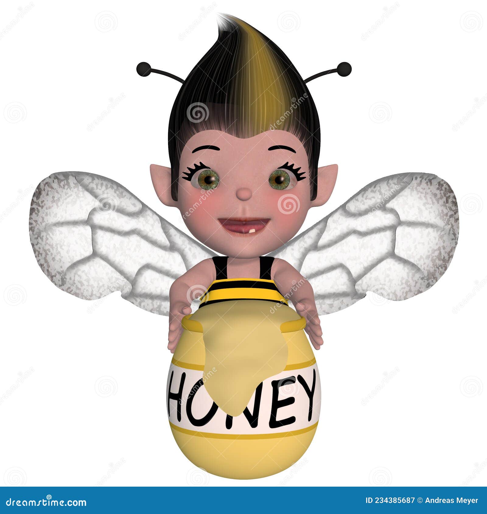Toon figure-bee stock illustration. Illustration of posing - 234385687