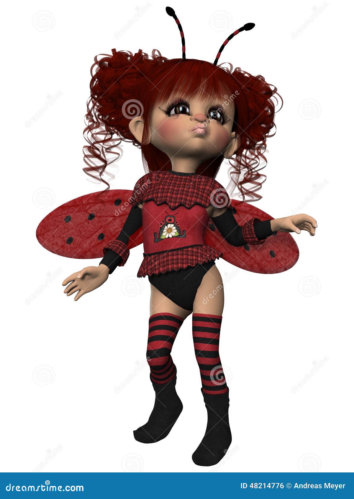 Toon Figure - Madame Bug illustration stock. Illustration of doux ...