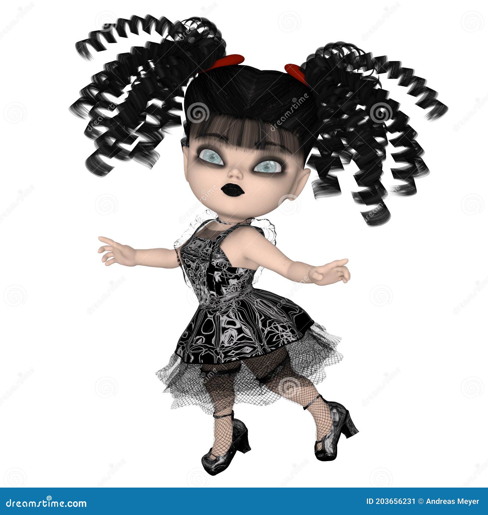 Toon gothic figure stock illustration. Illustration of decoration ...