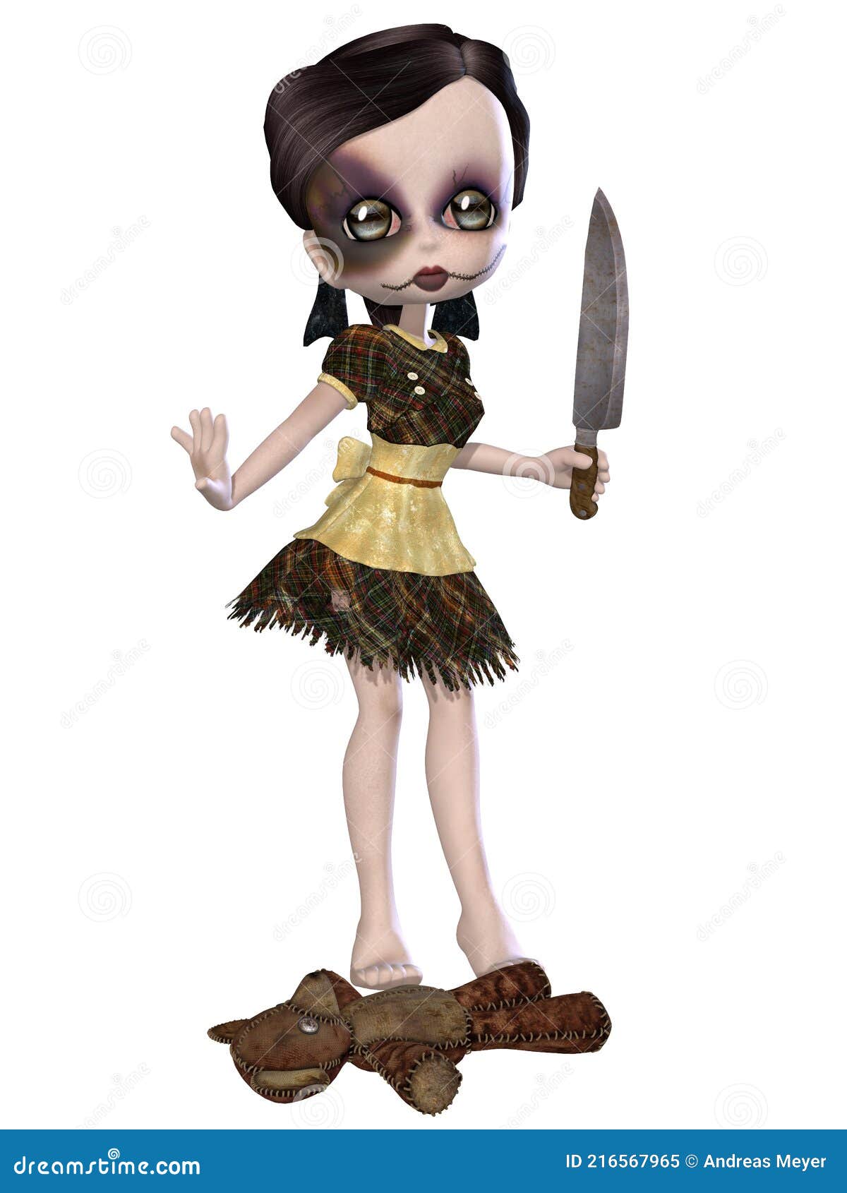 Toon horror figure stock illustration. Illustration of clipart - 216567965