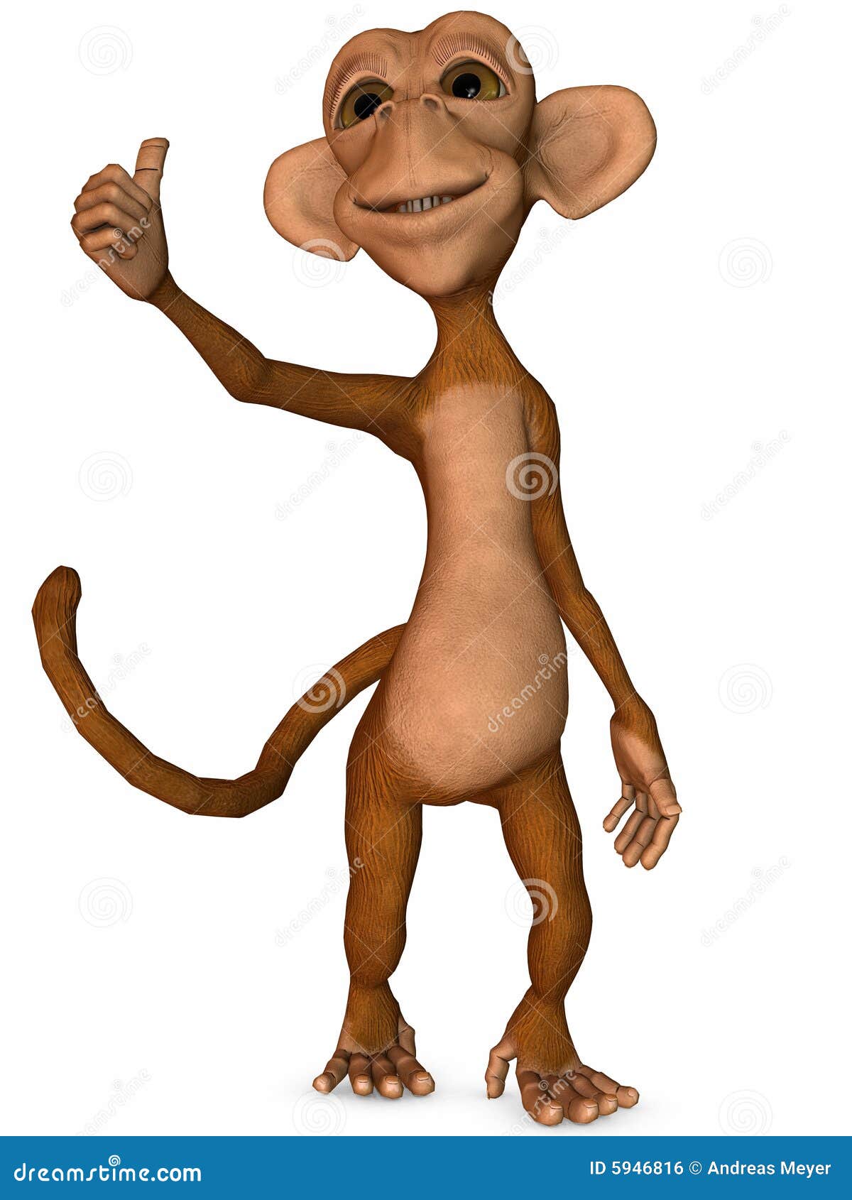 Toon Monkey stock illustration. Illustration of cartoon - 5946816