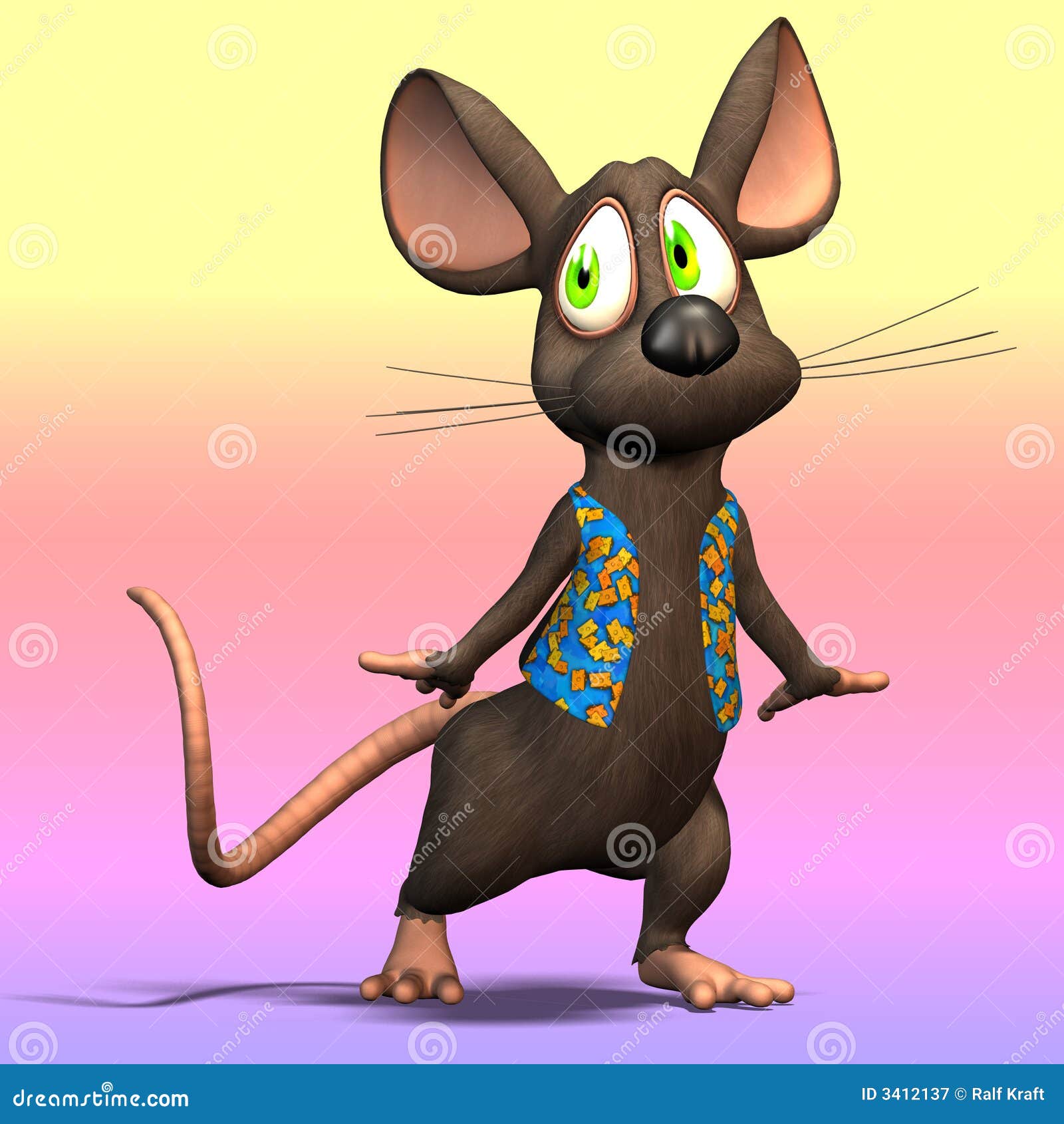 Toon Mouse stock illustration. Illustration of generated - 3412137