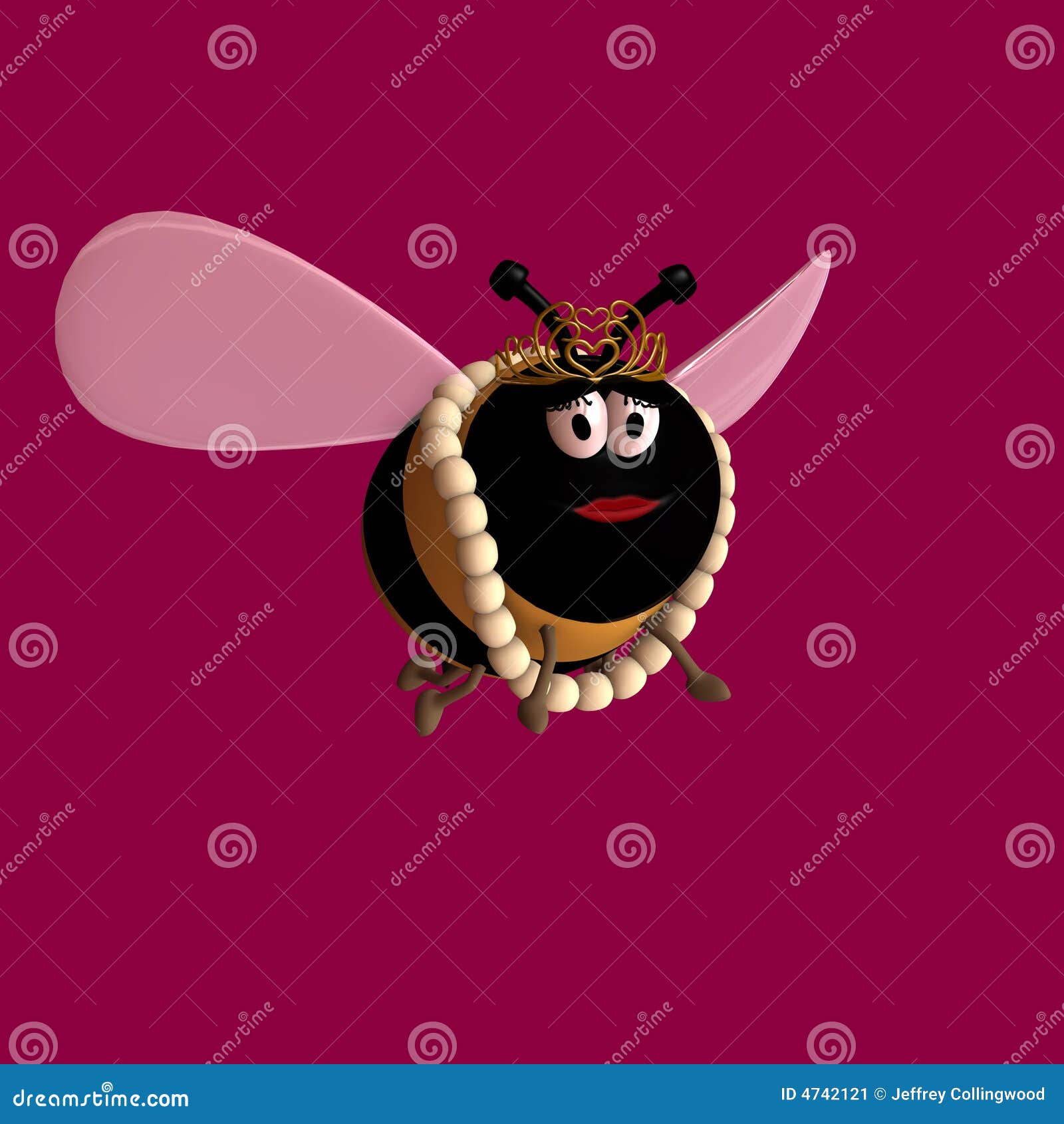 Toon Queen Bee 1 Royalty-Free Stock Photo | CartoonDealer.com #4742121
