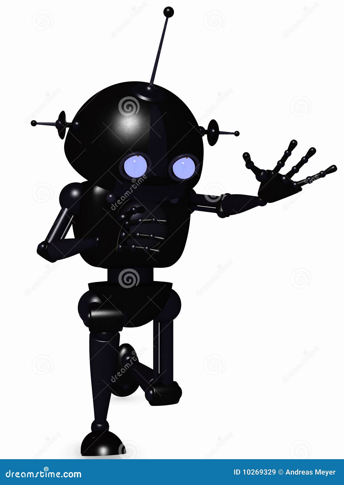 Toon Robot Girl Stock Image | CartoonDealer.com #11890609