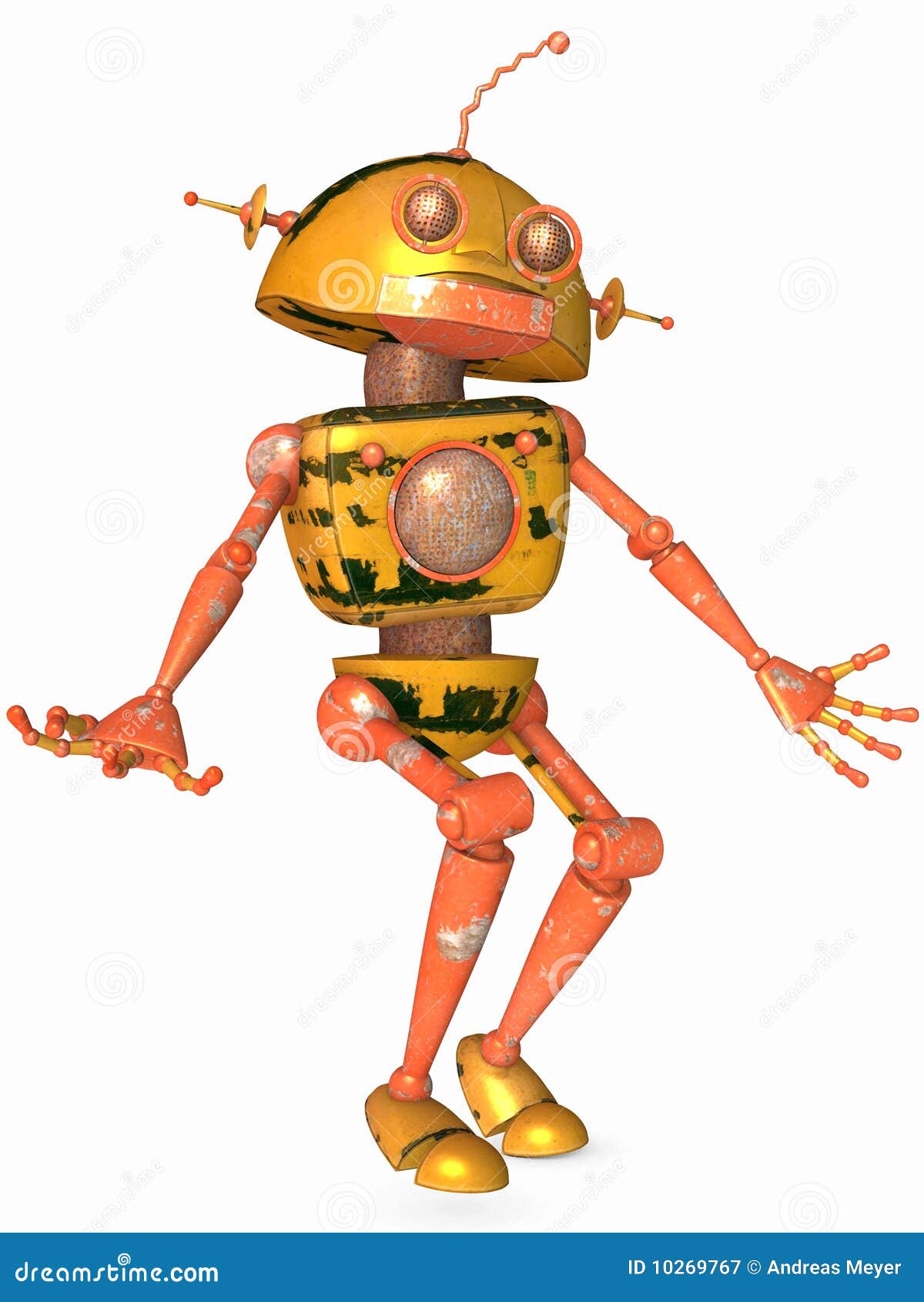 Toon Robot Girl Stock Image | CartoonDealer.com #11890609