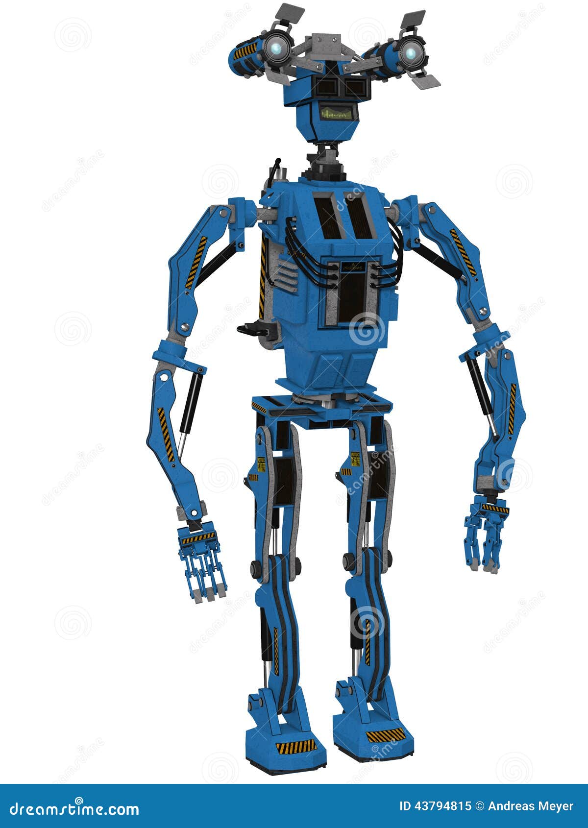 Toon Robot stock illustration. Illustration of communication - 43794815