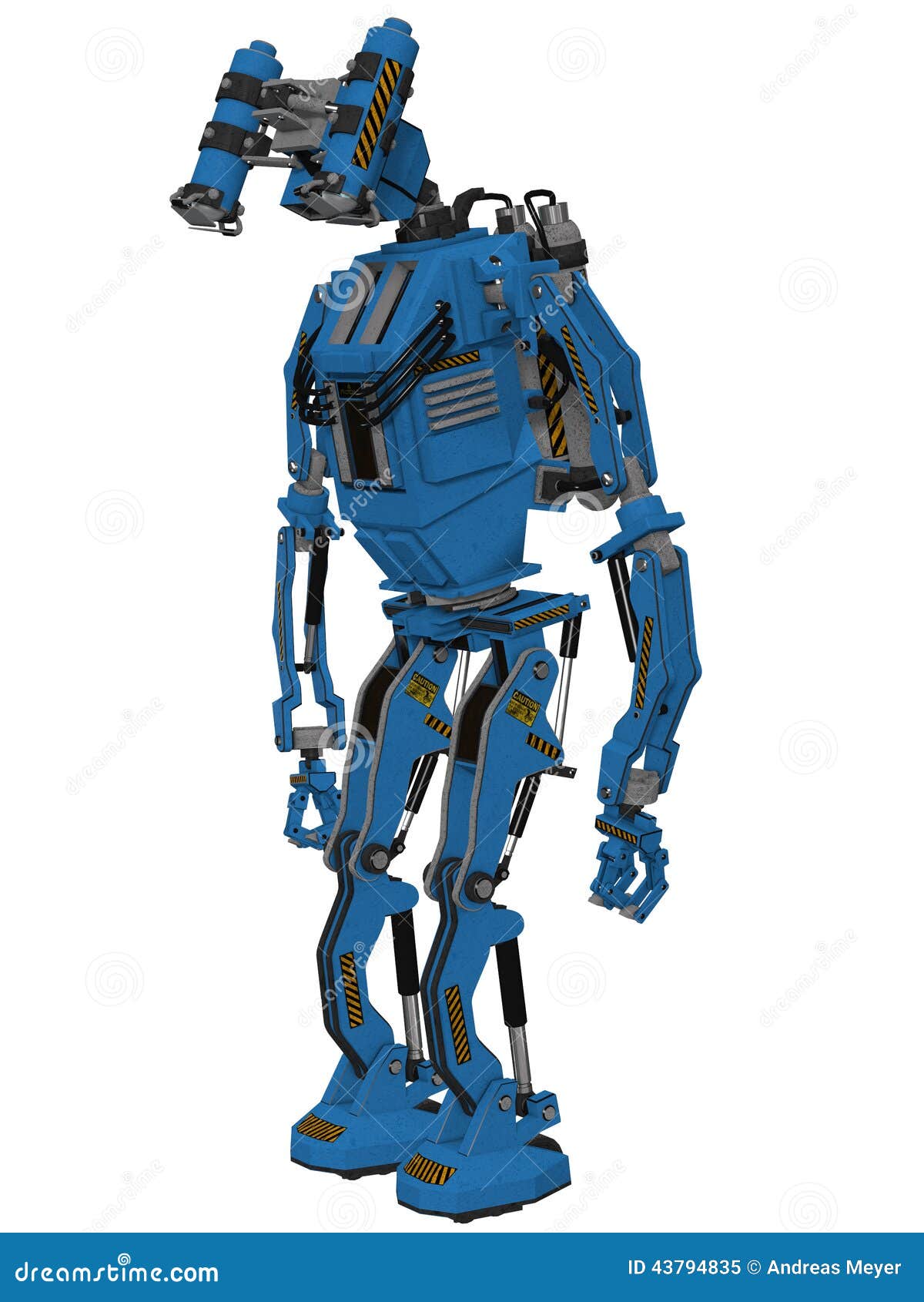 Toon Robot stock illustration. Illustration of cyborg - 43794835