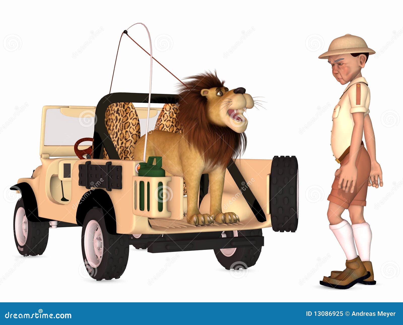 Anime Safari Boy Vector Cartoon | CartoonDealer.com #42993058