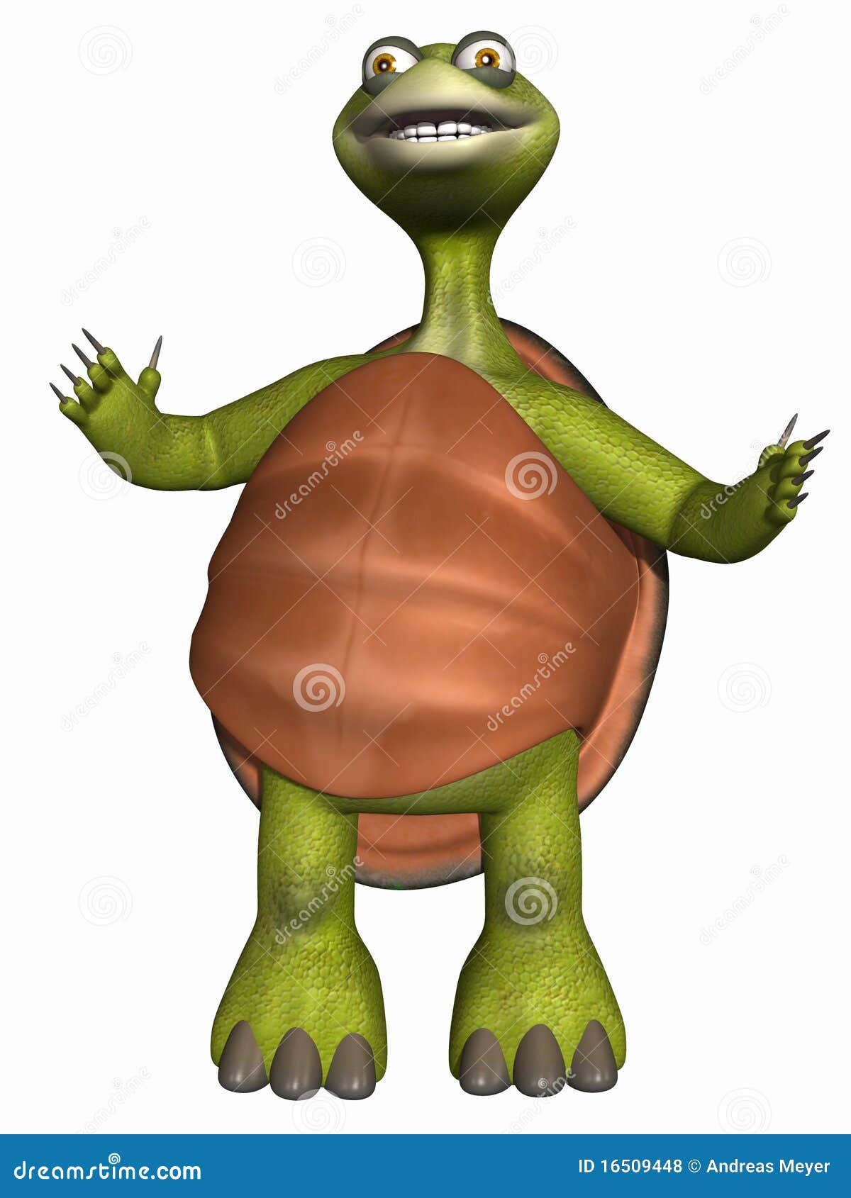 Toon Turtle stock illustration. Illustration of gaze - 16509448