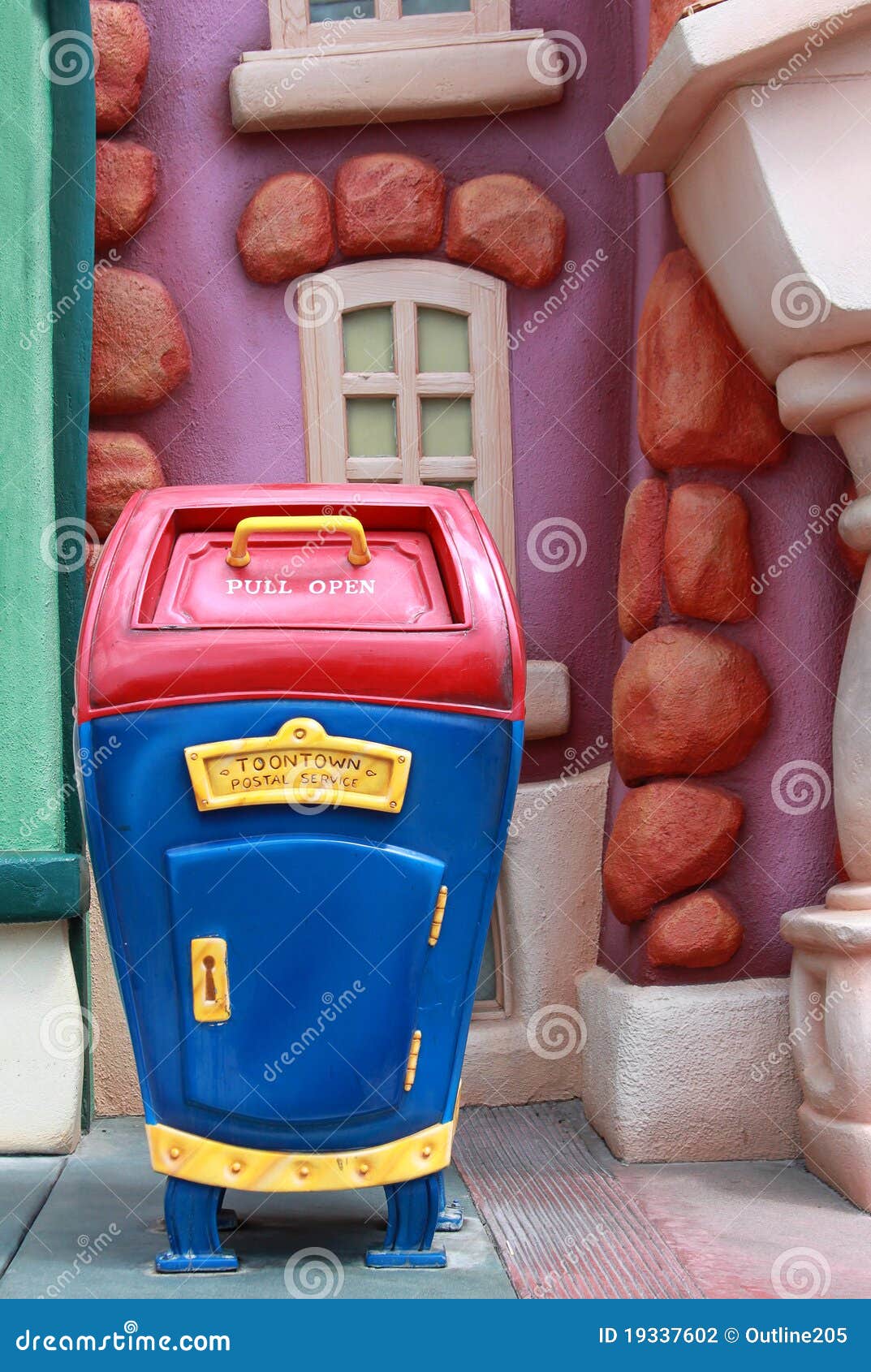 Toontown Postal Service in Disneyland Editorial Photography - Image of ...