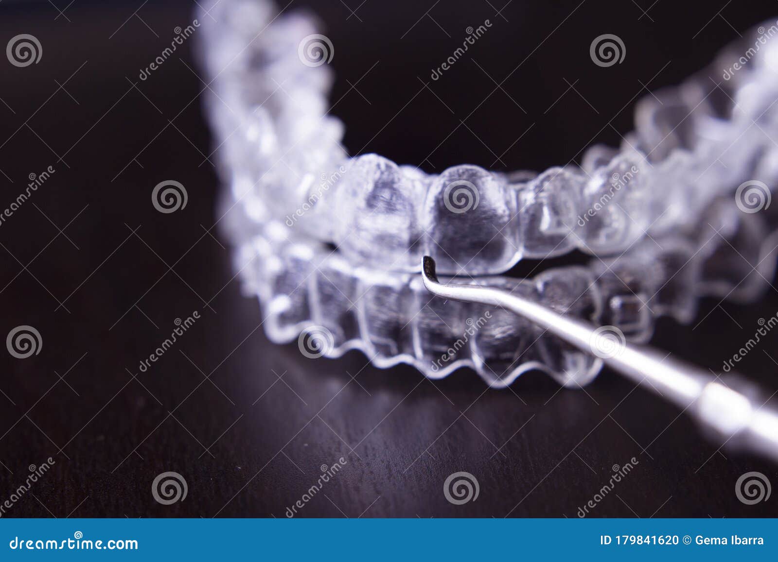 Tooth Alignment Corrector with Instruments for Oral Cleaning Stock ...