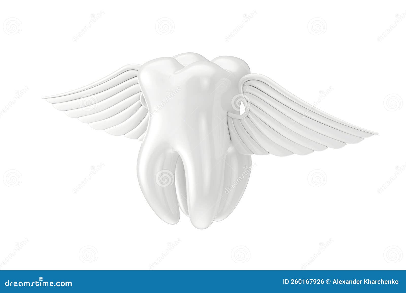 Tooth With Angel Wings Royalty-Free Illustration | CartoonDealer.com ...