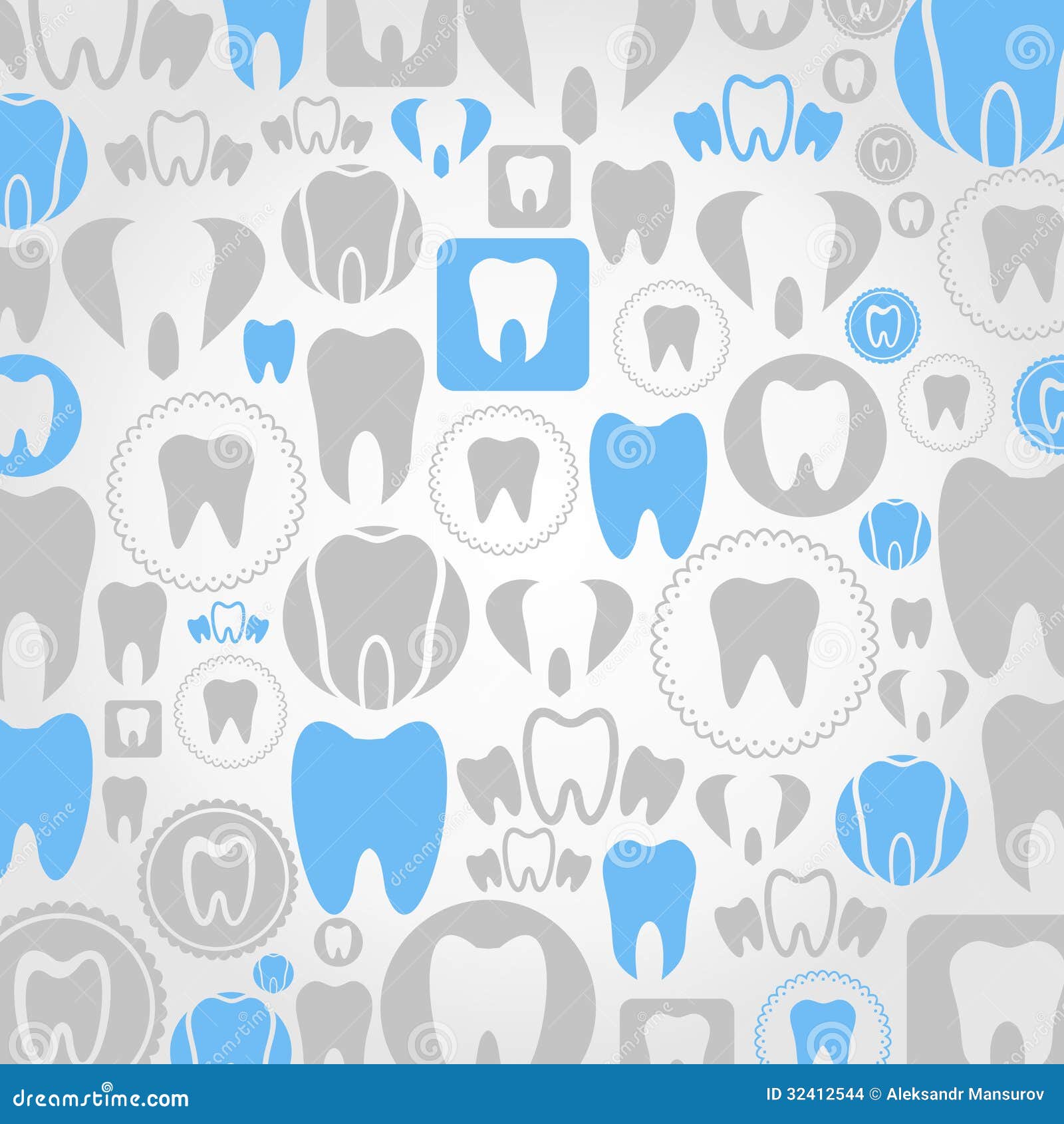 Tooth a background stock vector. Illustration of doctor - 32412544