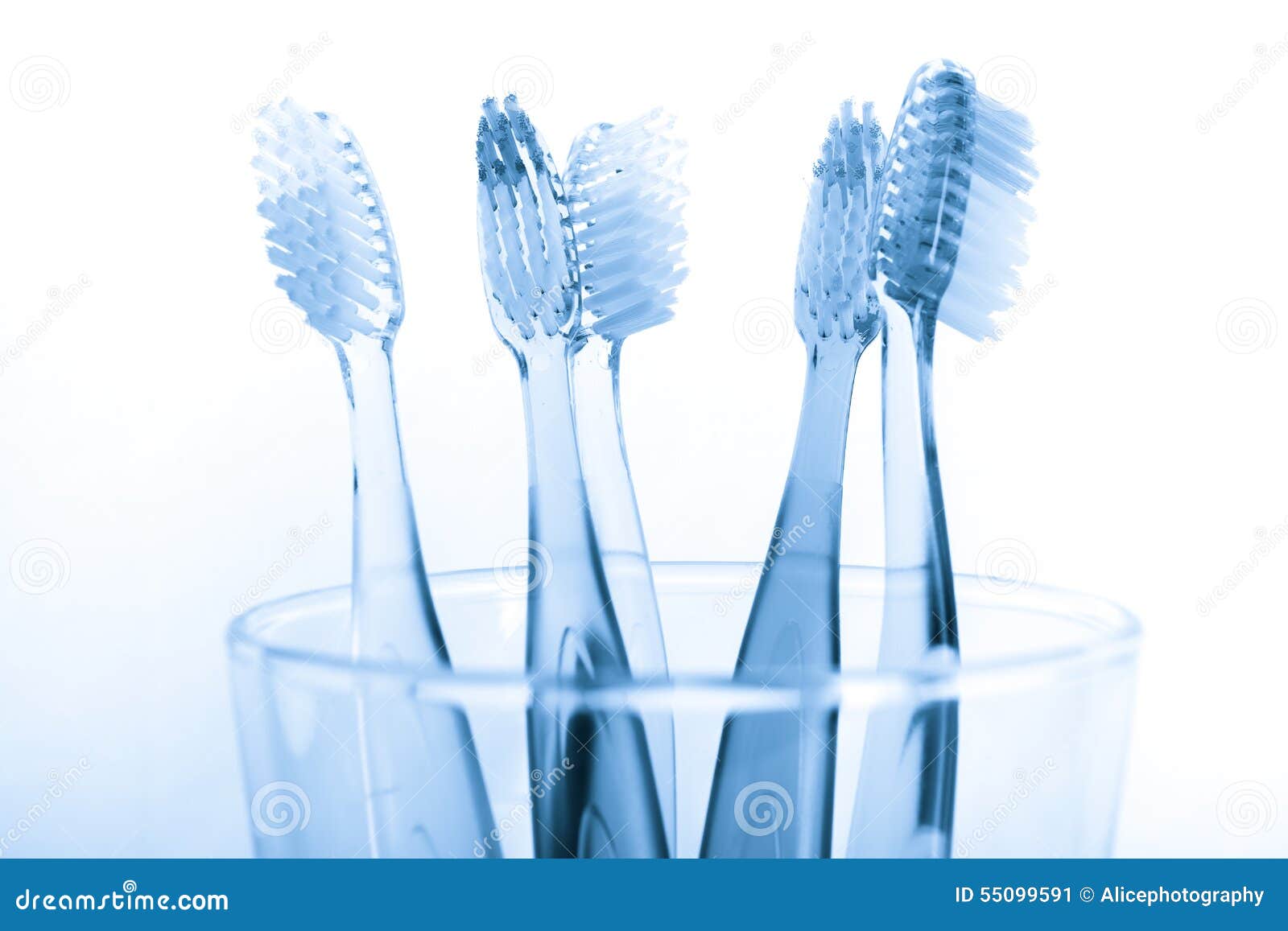 Tooth Brush in Glass Isolated on White Background Stock Image - Image ...