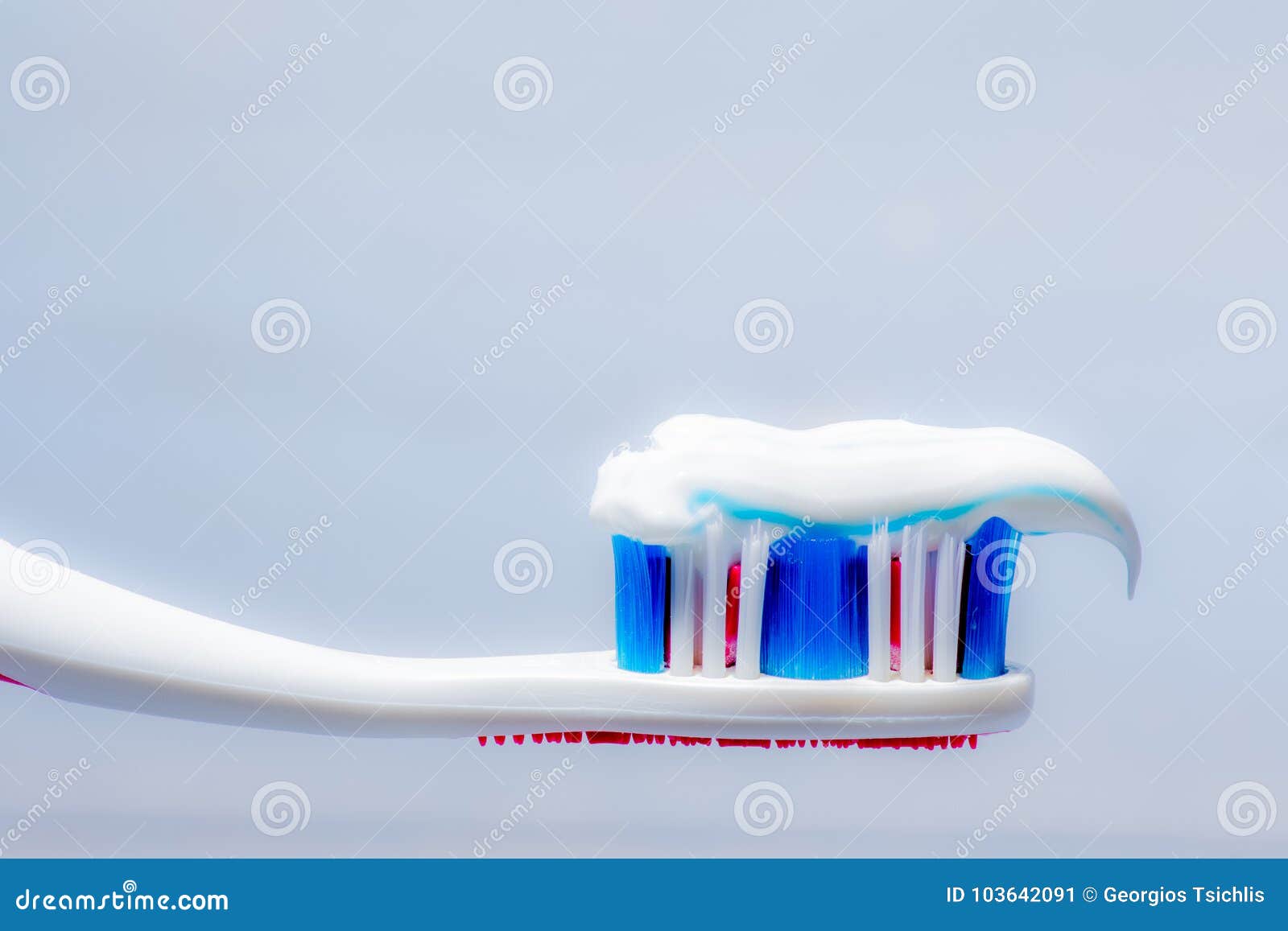 Tooth Brush with Tooth Paste. Stock Image - Image of close, medicine ...