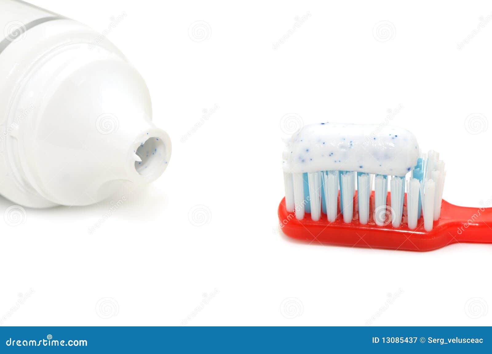 Tooth Brush and Tooth Paste Stock Image - Image of plastic, oral: 13085437