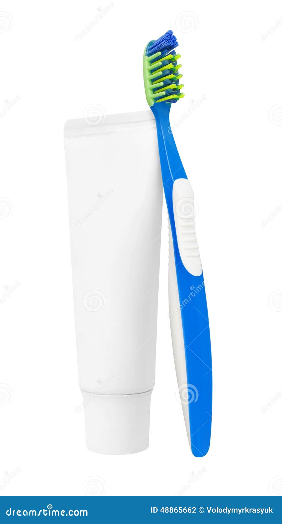 Tooth Brush with Tooth Paste Stock Photo - Image of paste, health: 48865662