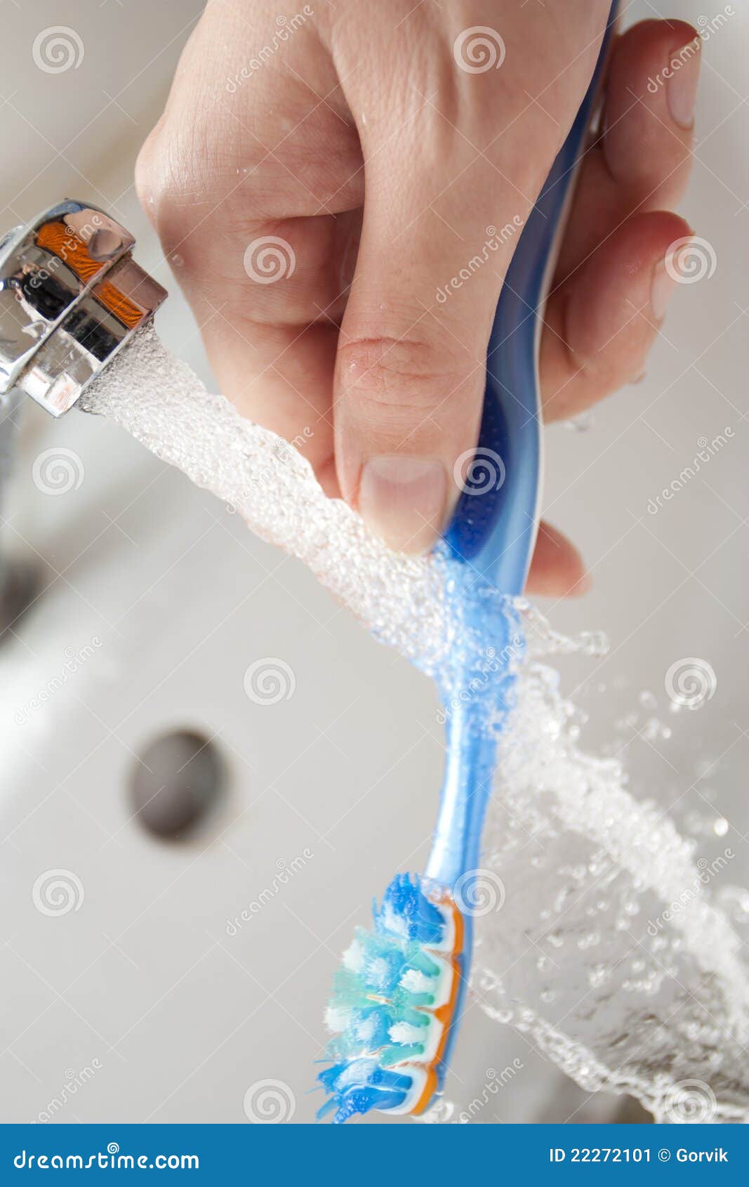 Tooth-brush washing stock image. Image of background - 22272101