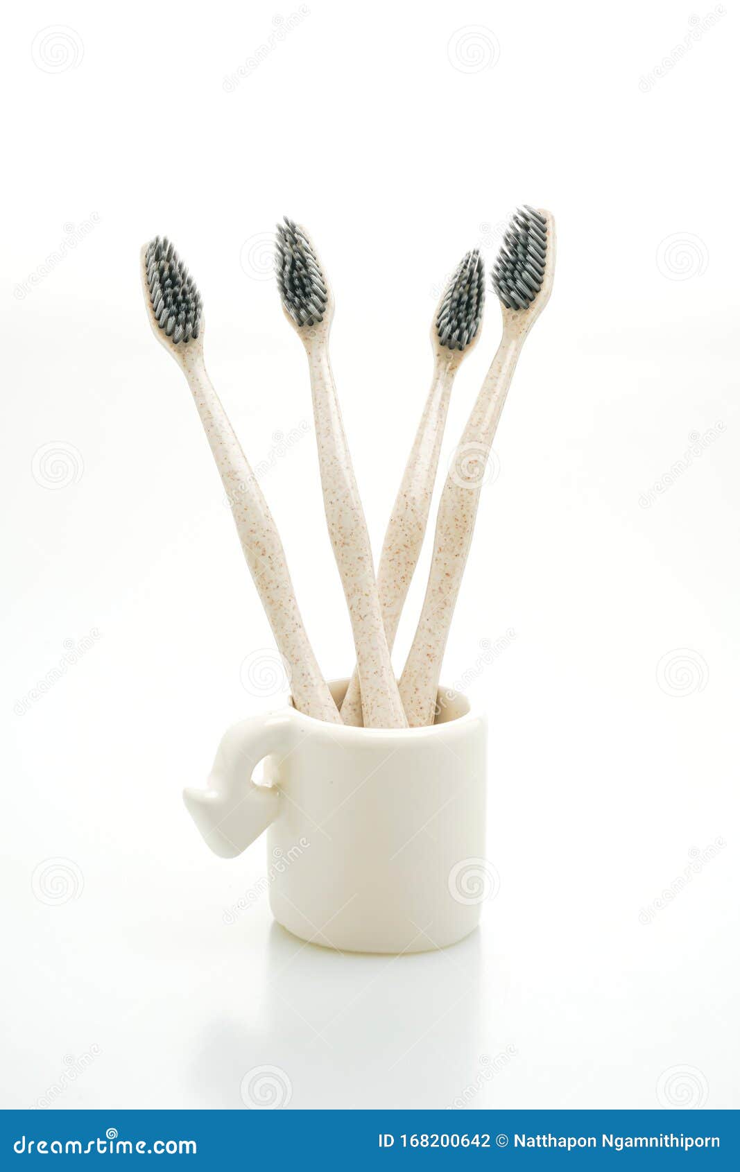 Tooth Brush on White Background Stock Photo - Image of dental, object ...