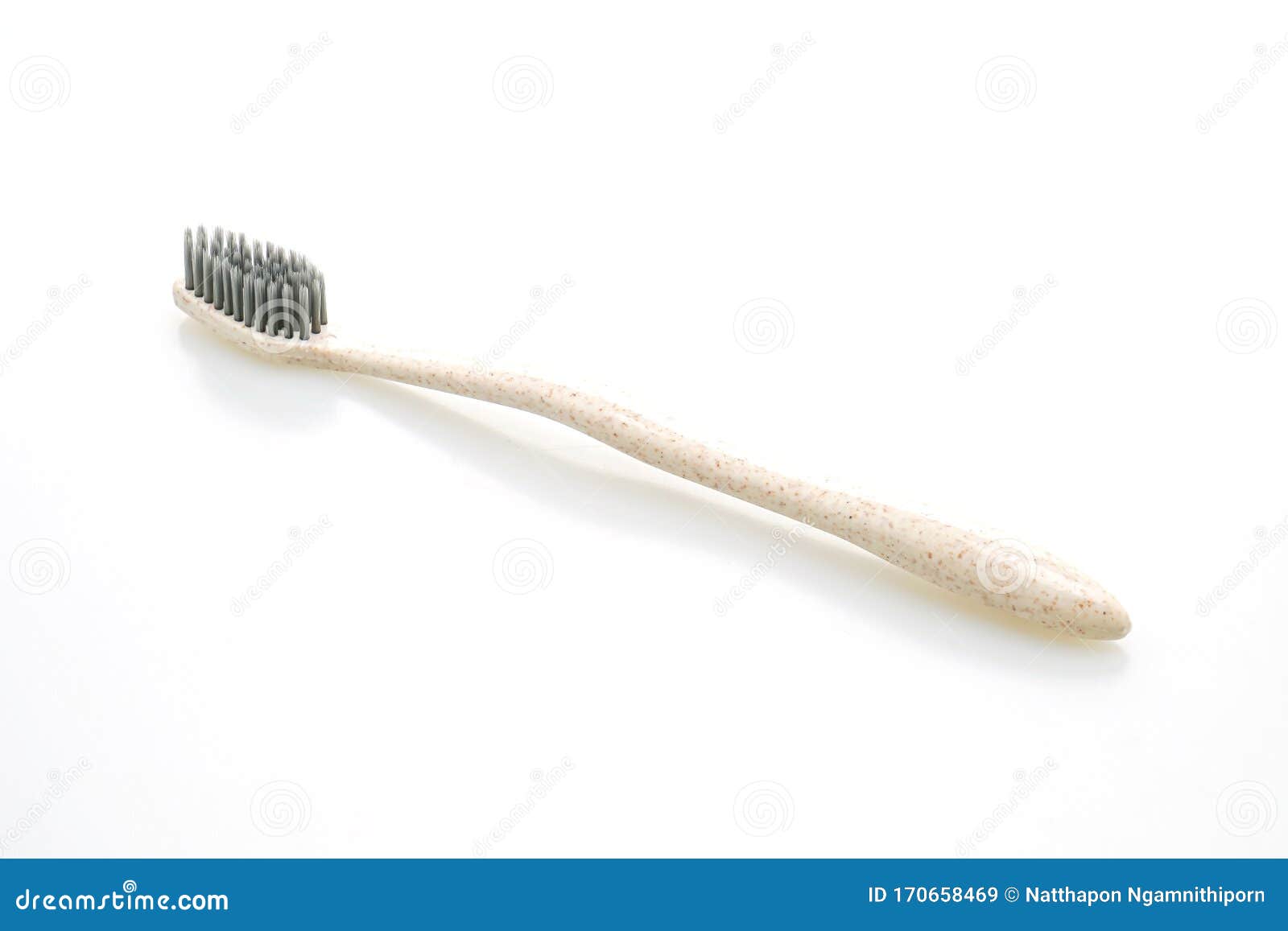 Tooth Brush on White Background Stock Image - Image of equipment, color ...
