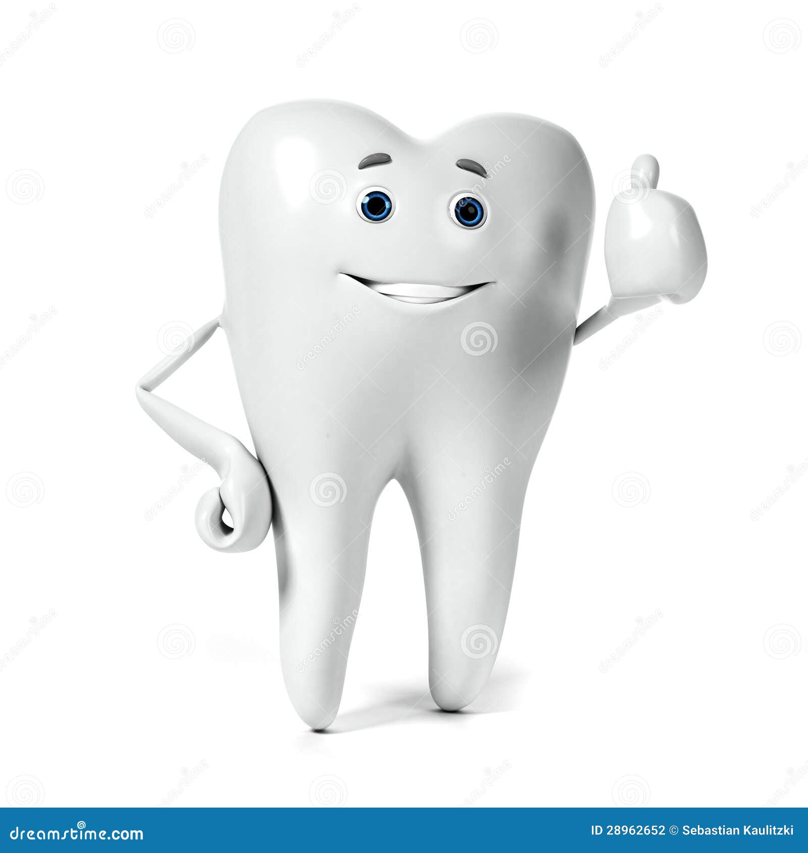 Tooth character stock illustration. Illustration of tooth - 28962652