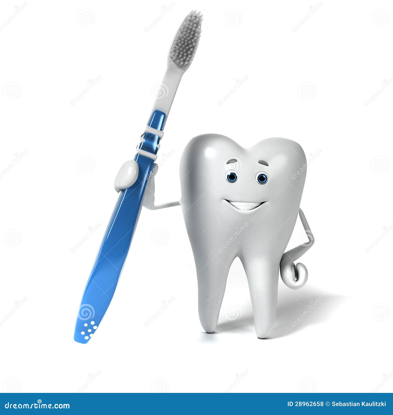 Tooth character stock illustration. Illustration of white - 28962658