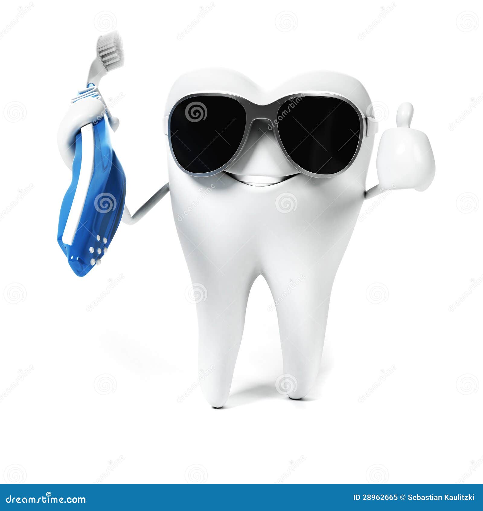 Tooth character stock illustration. Illustration of crown - 28962665