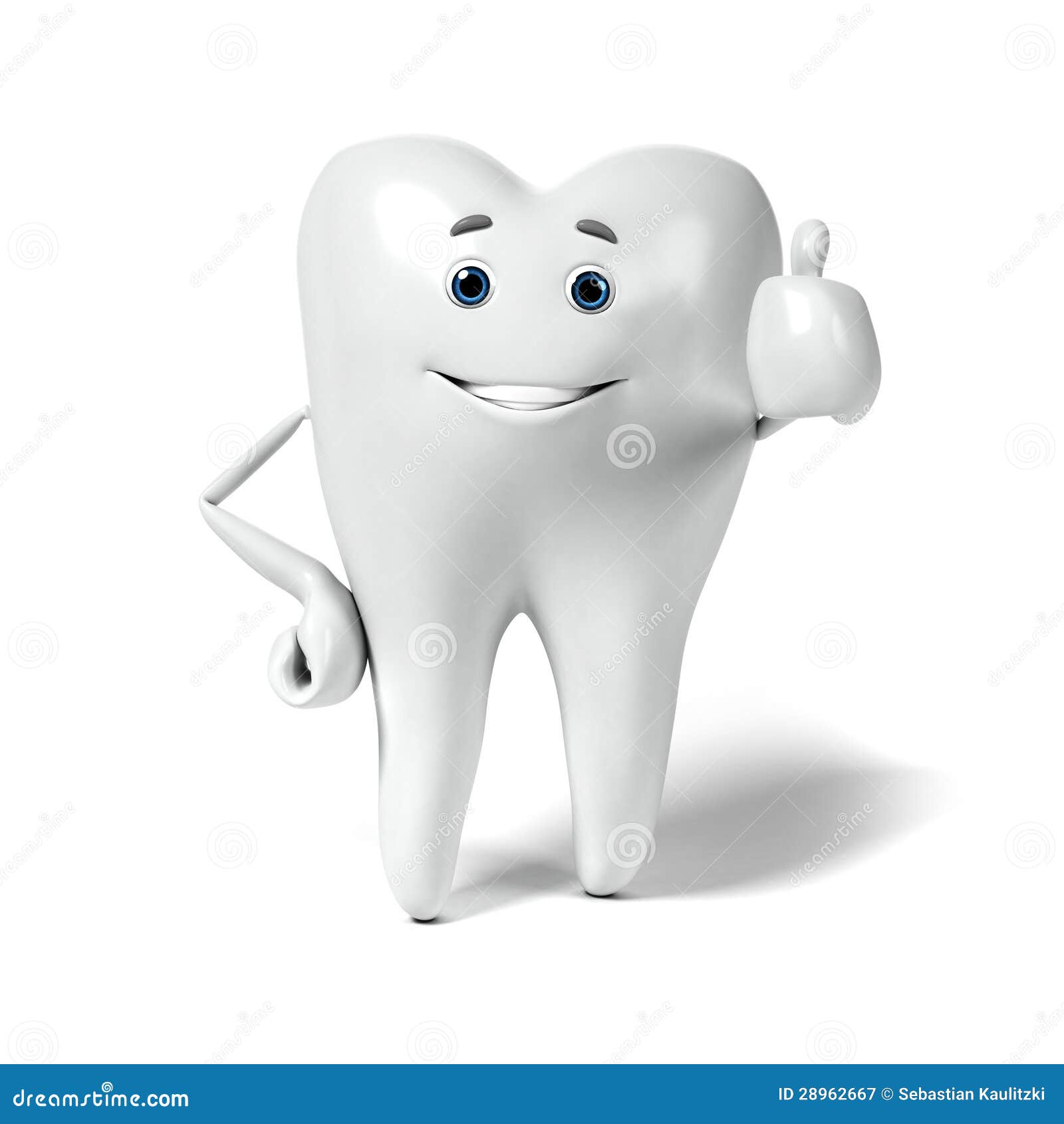 Tooth character stock illustration. Illustration of healthy - 28962667