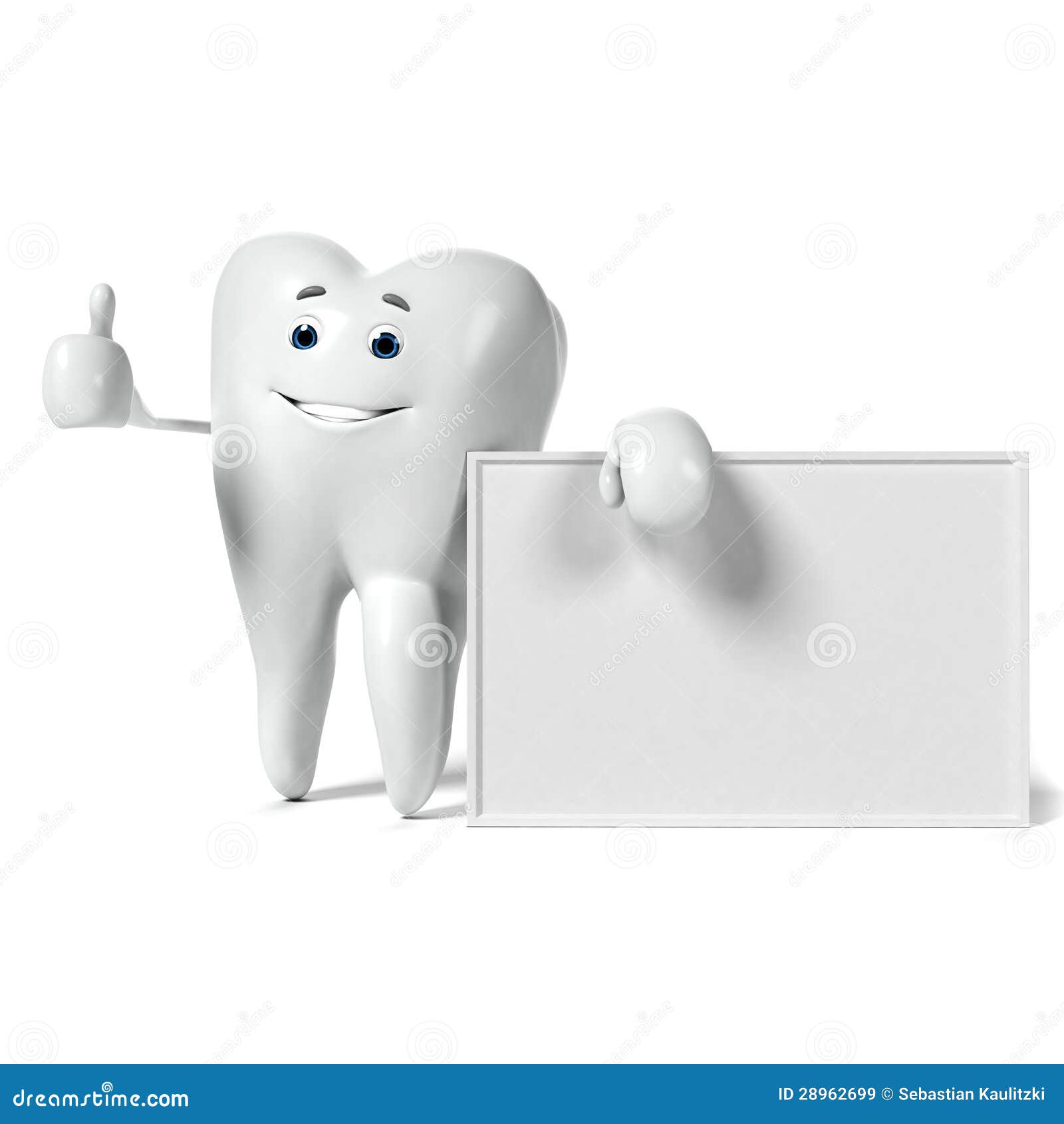 Tooth character stock illustration. Illustration of render - 28962699