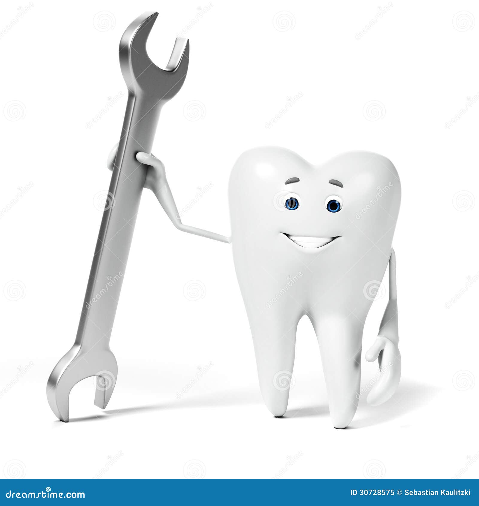 Tooth character stock illustration. Illustration of mouth - 30728575