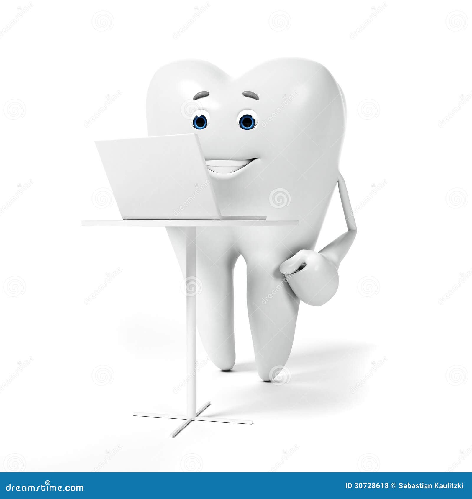 Tooth character stock illustration. Illustration of root - 30728618