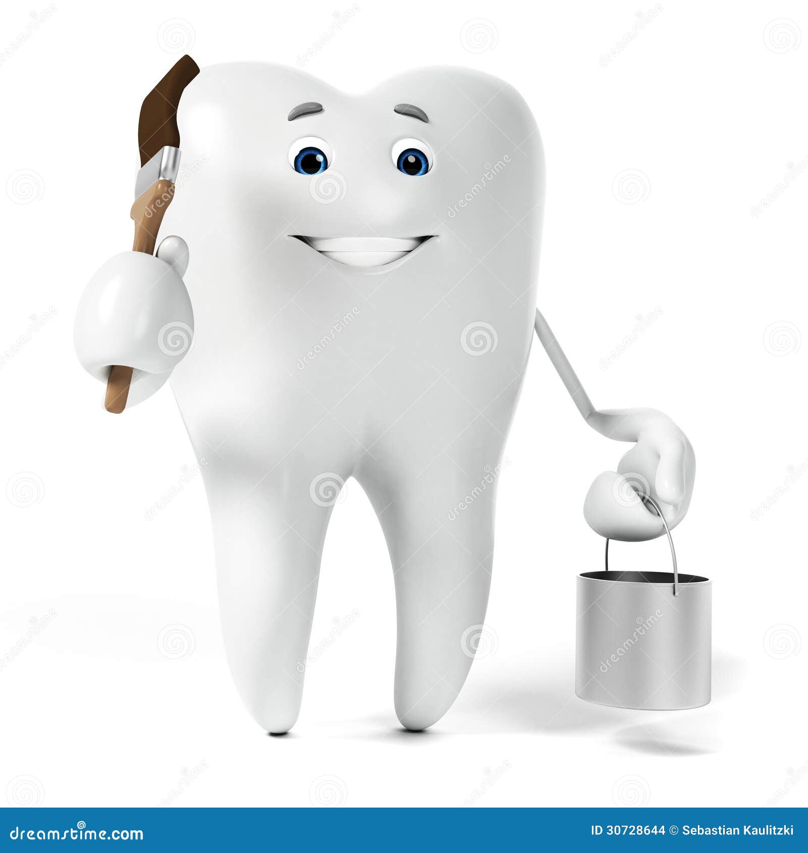 Tooth character stock illustration. Illustration of tooth - 30728644