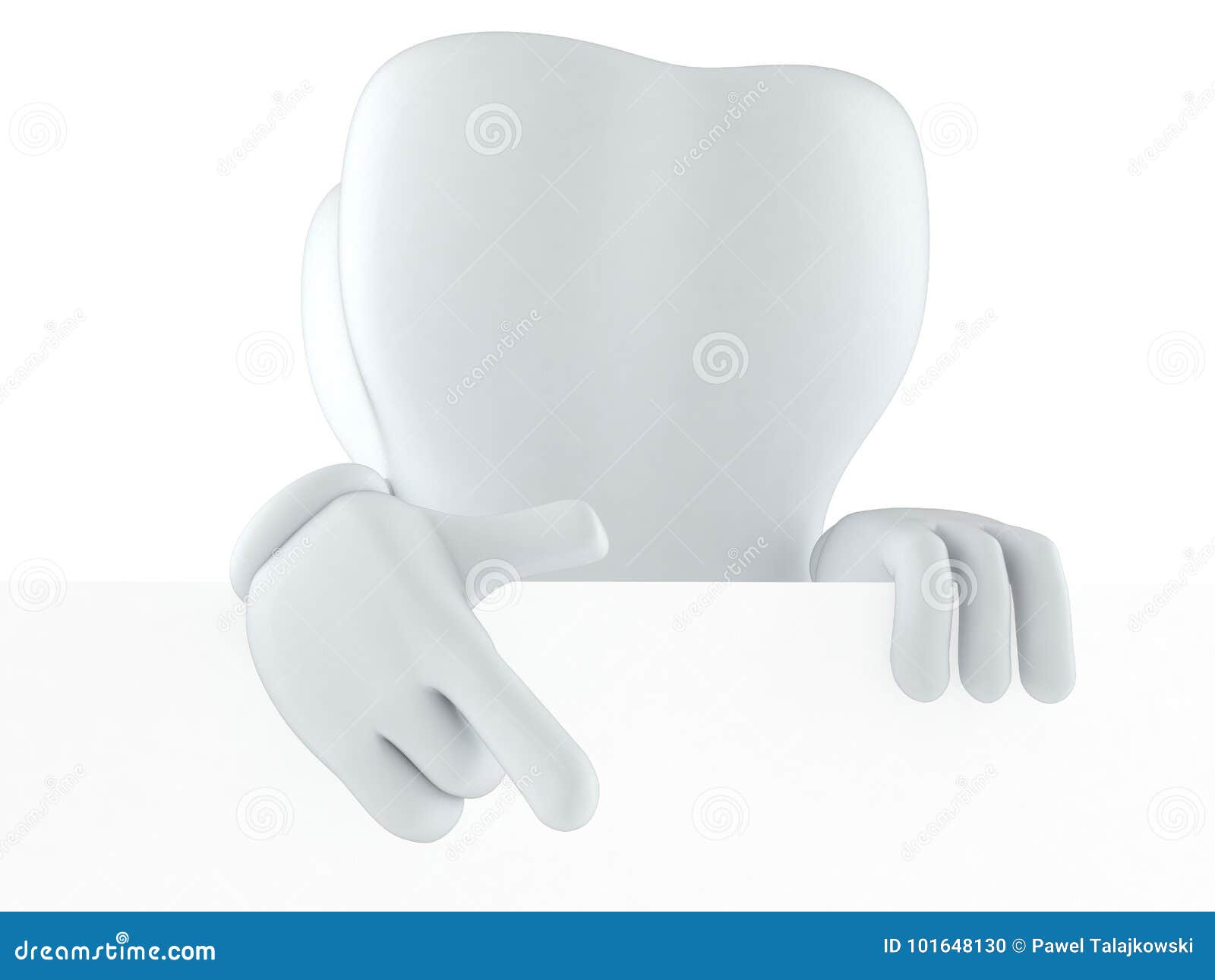 Tooth character stock illustration. Illustration of message - 101648130