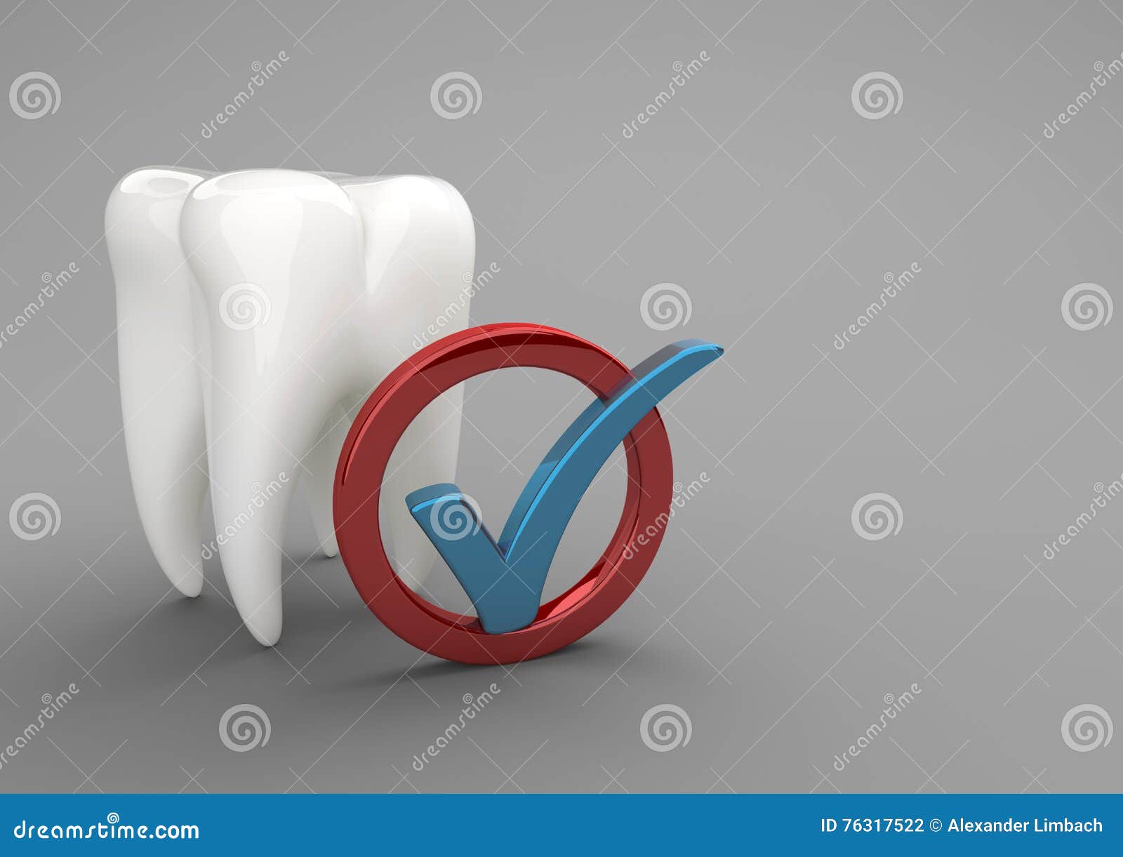 Tooth With Tick Checkmark Gray Icon. Internal Organ Symbol Vector ...