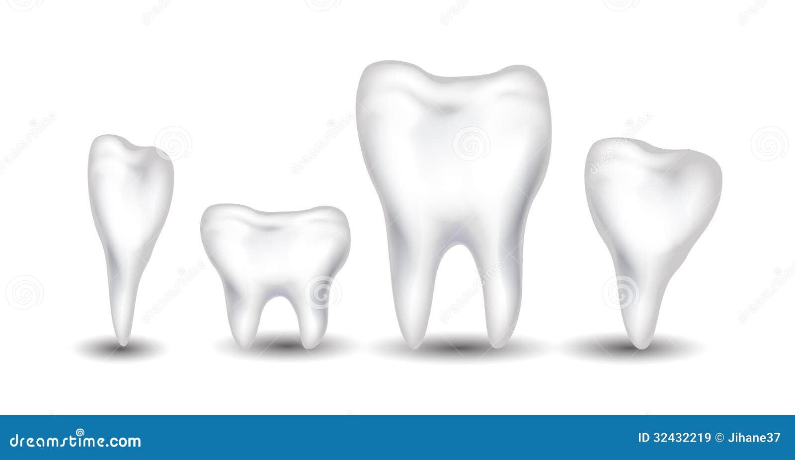 Tooth Collection for You Design Stock Illustration - Illustration of ...