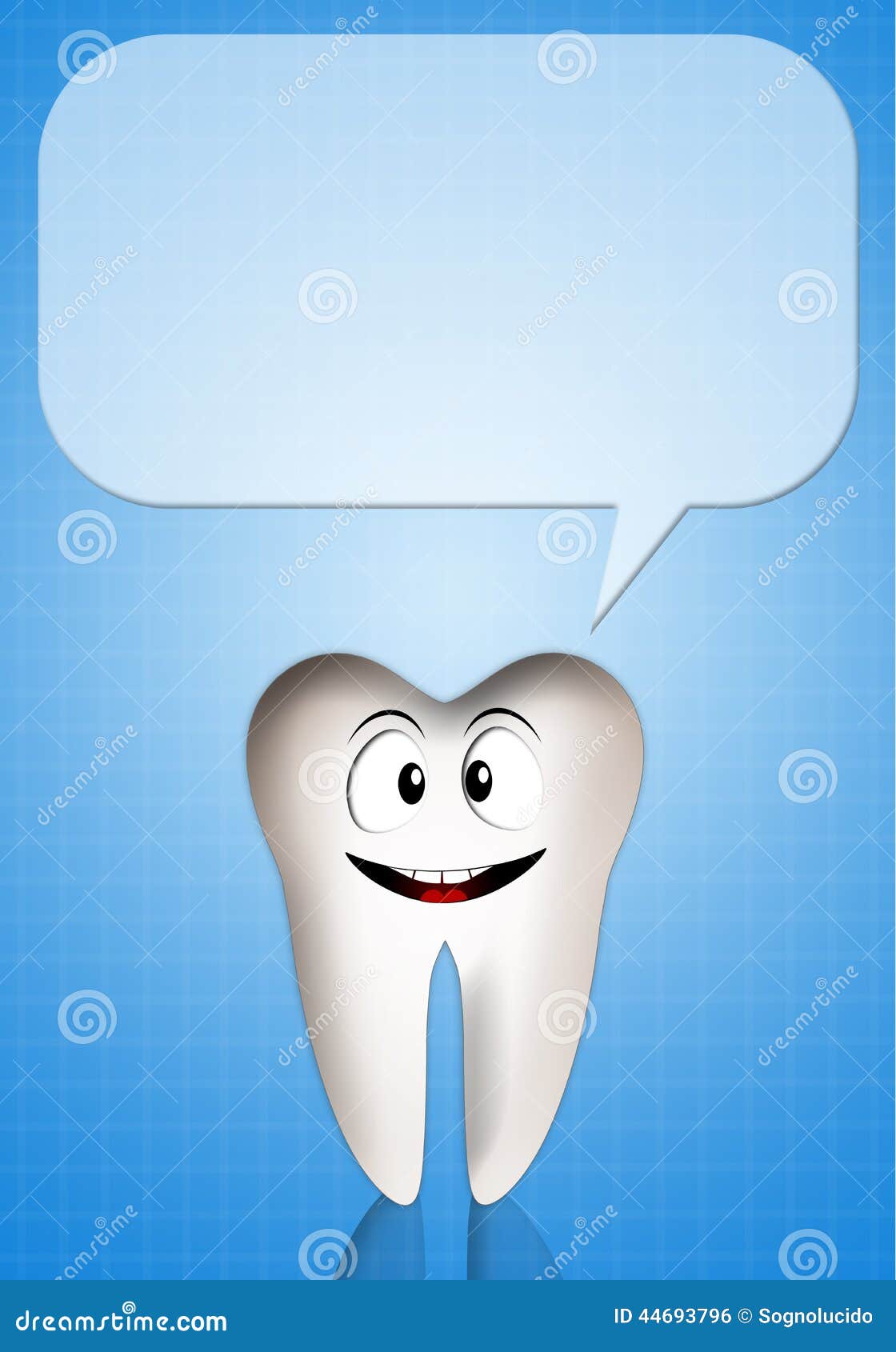 Tooth with Comic for Dentist Stock Illustration - Illustration of ...