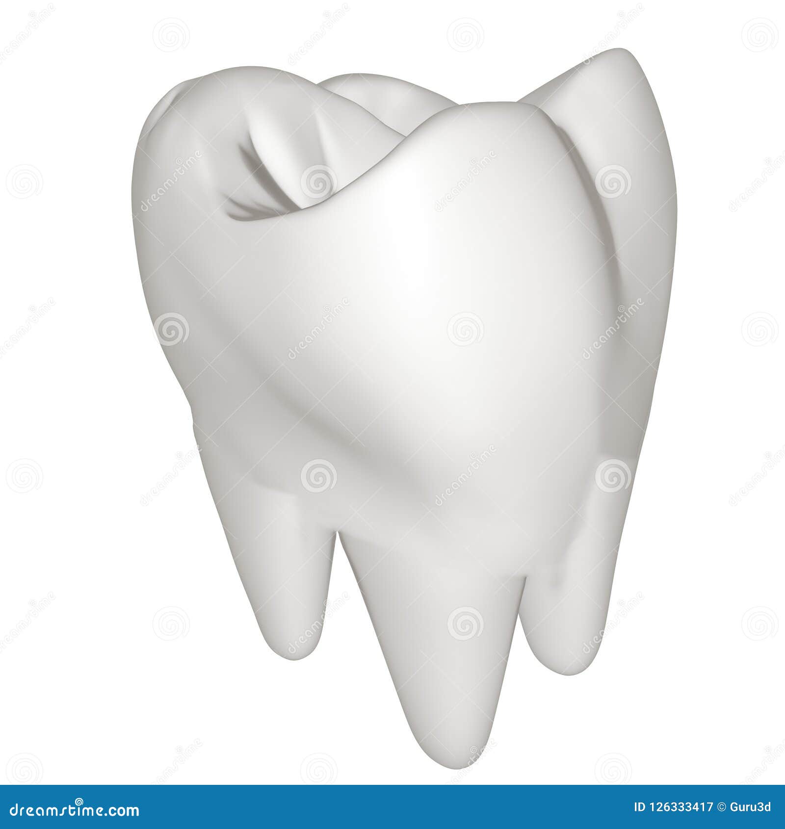 Tooth. 3d illustration stock illustration. Illustration of drawing ...