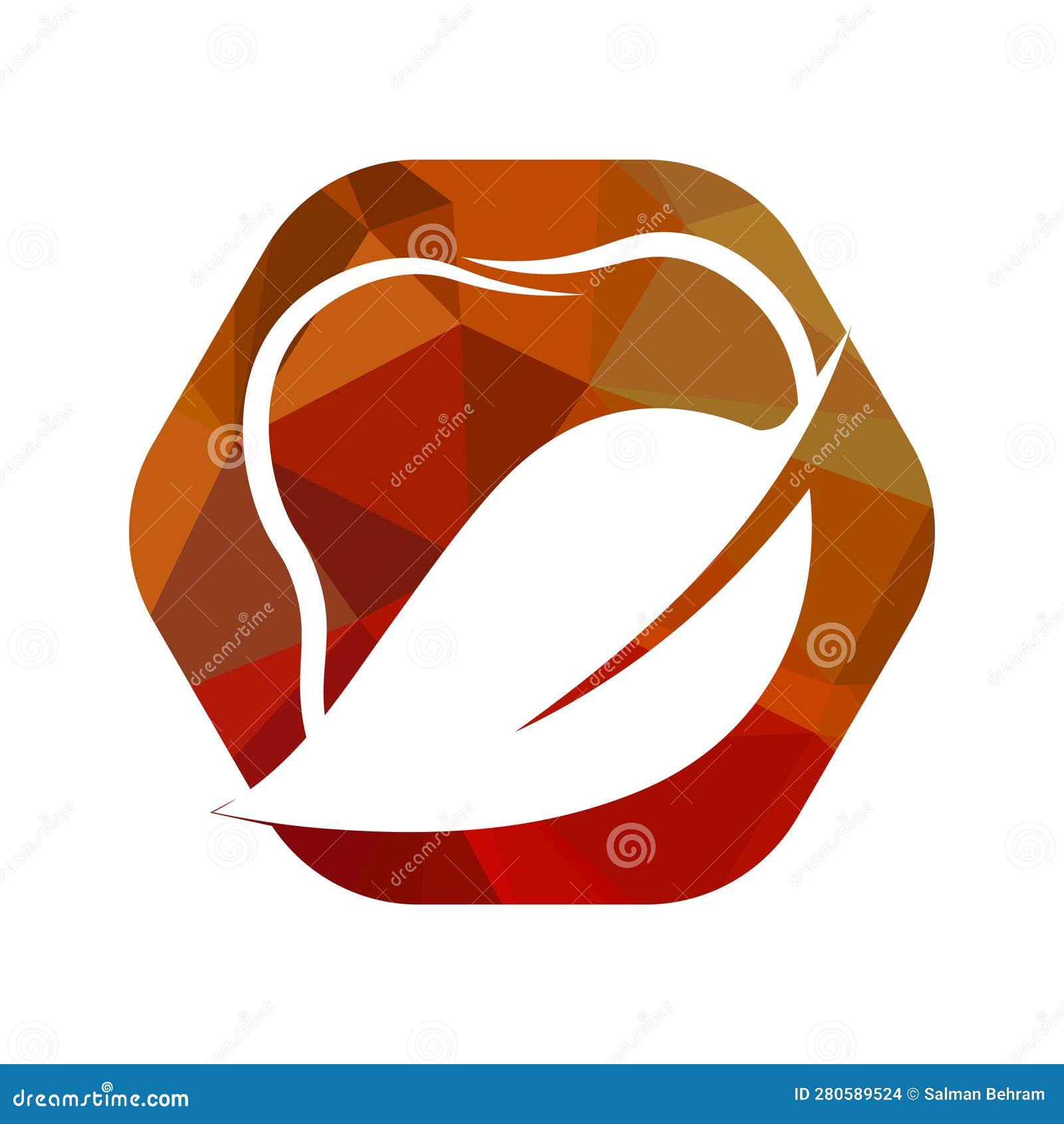 Tooth Dental Care with Leaf Logo Vector Illustration Stock Vector ...